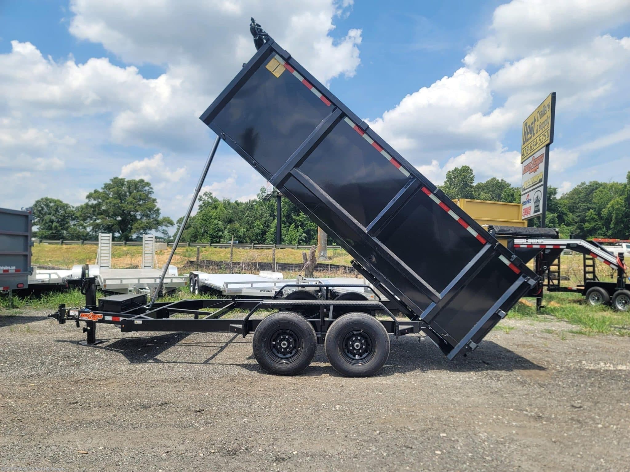 Dump Trailer for sale | New Down 2 Earth 7x14 48 high side 14k dump bed ...