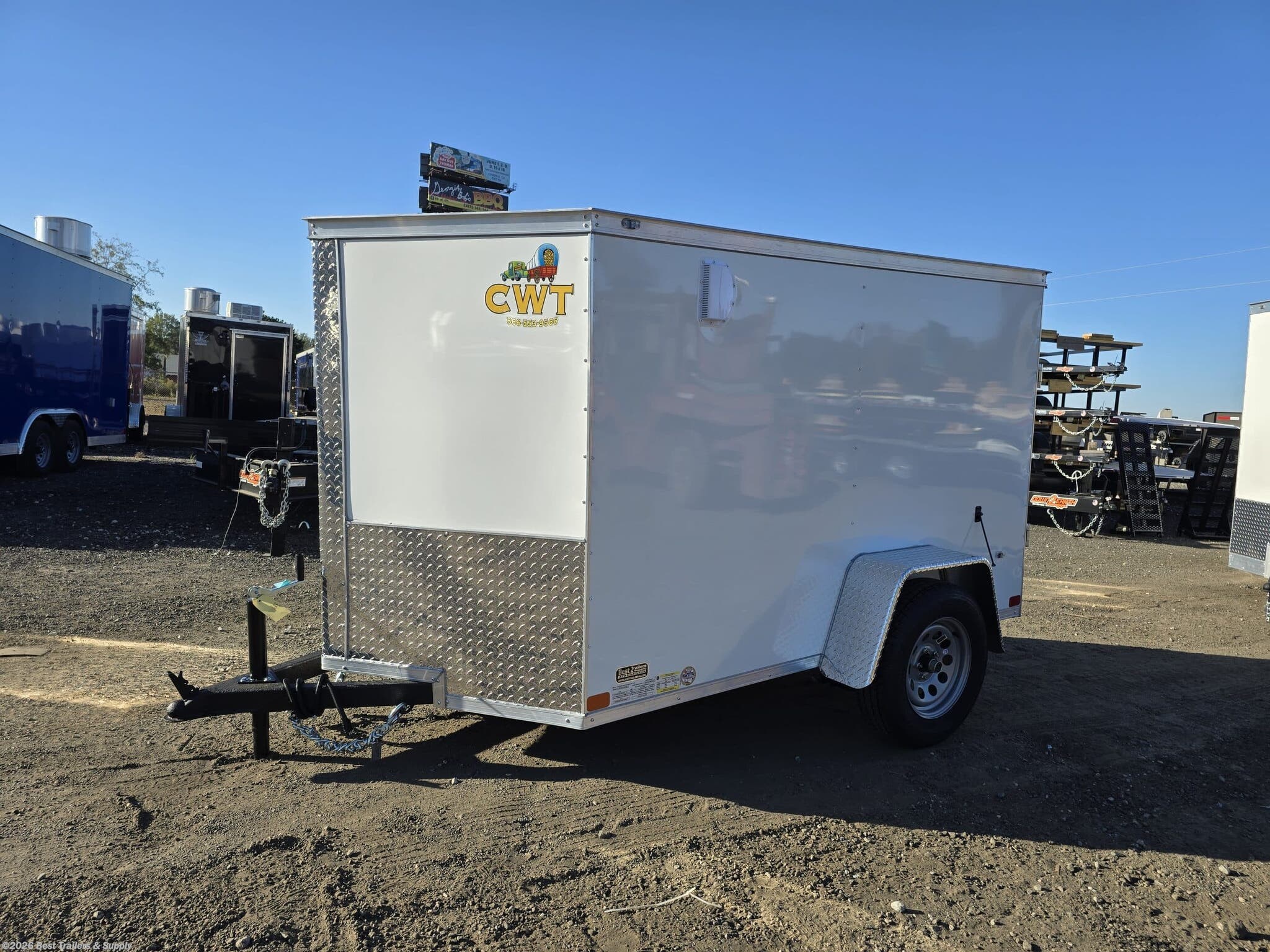 Cargo Trailer for sale | New Covered Wagon 5x8 Enclosed Cargo Trailer ...