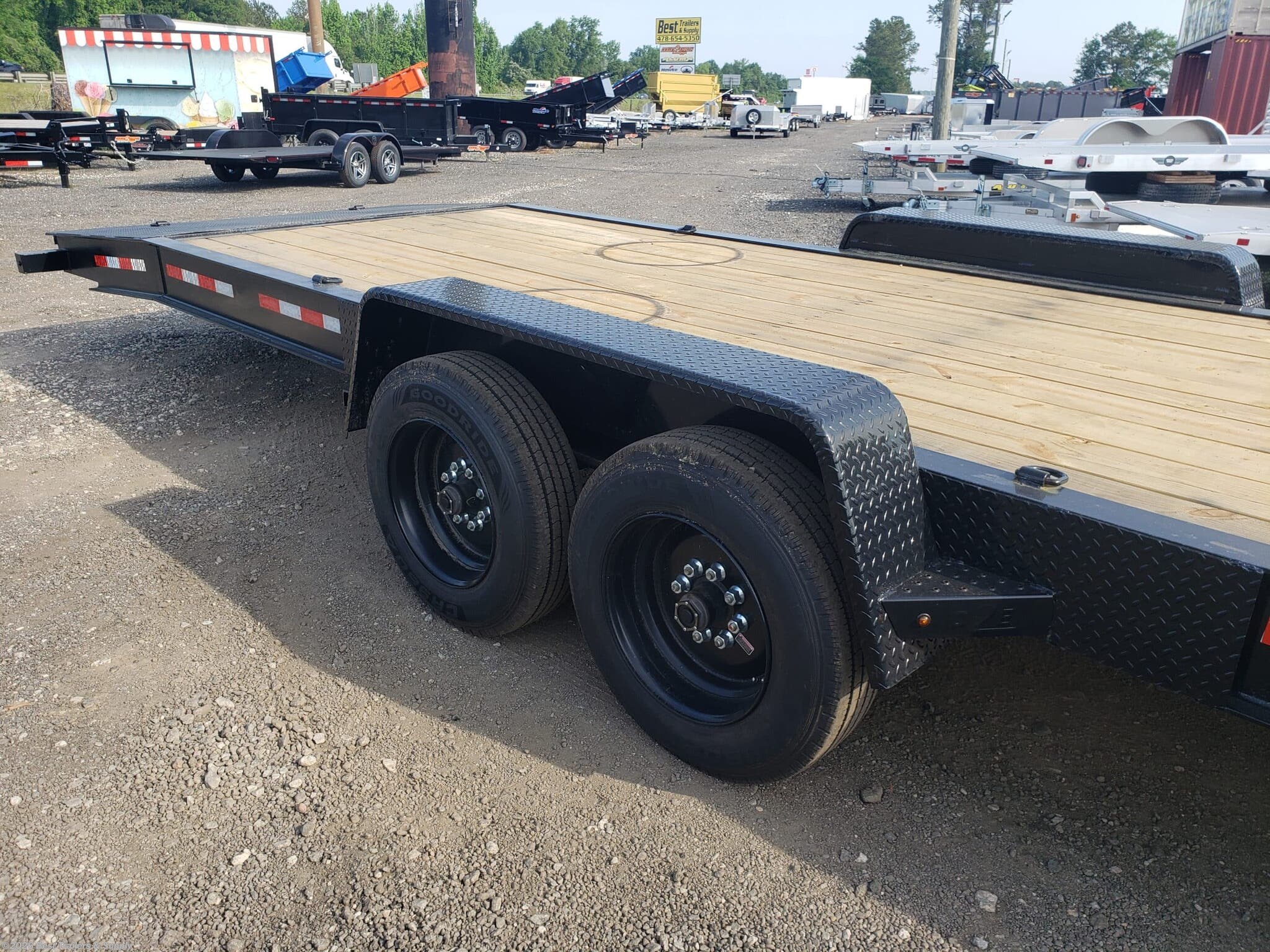 Car Hauler Trailer for sale | New Down 2 Earth 36' 2 Car Hauler I beam ...