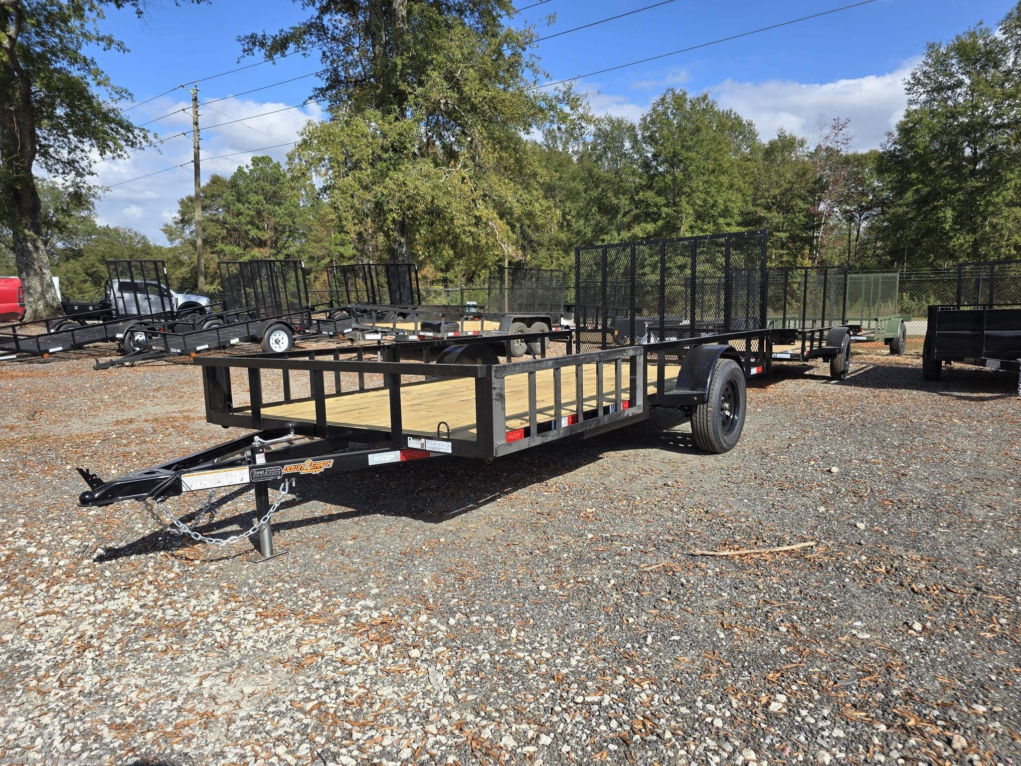Utility Trailer for sale | New Down 2 Earth 82x14 side load utility ...