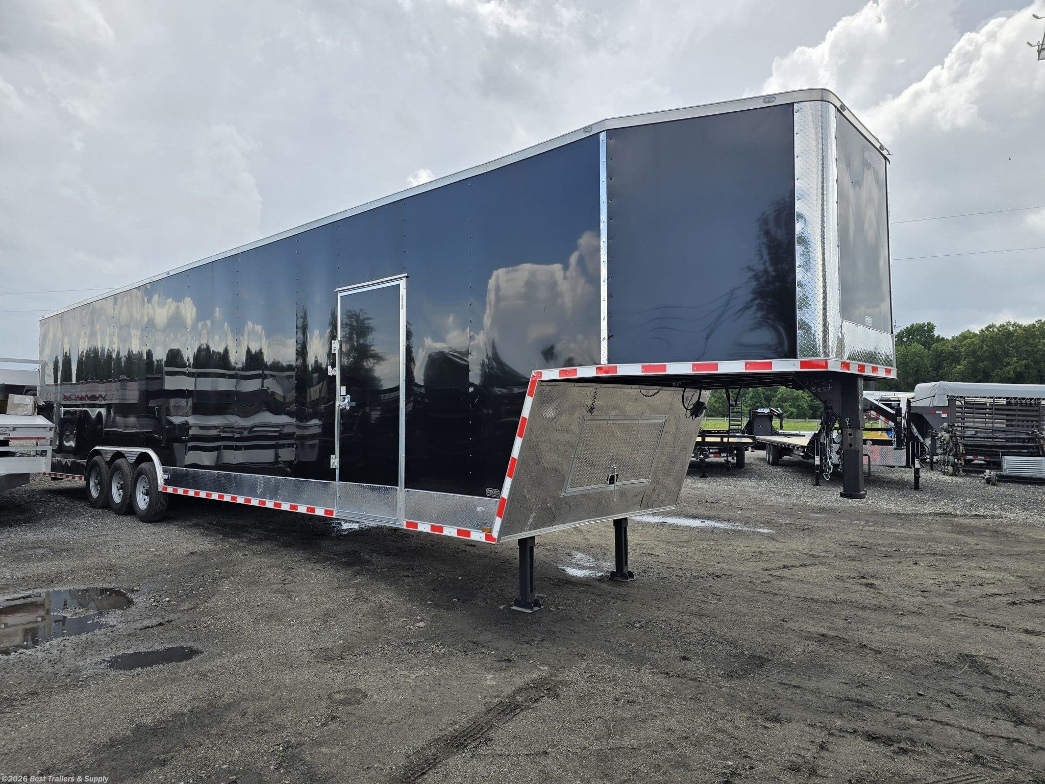 Cargo Trailer for sale | New Freedom Trailers 44 ft gooseneck enclosed ...