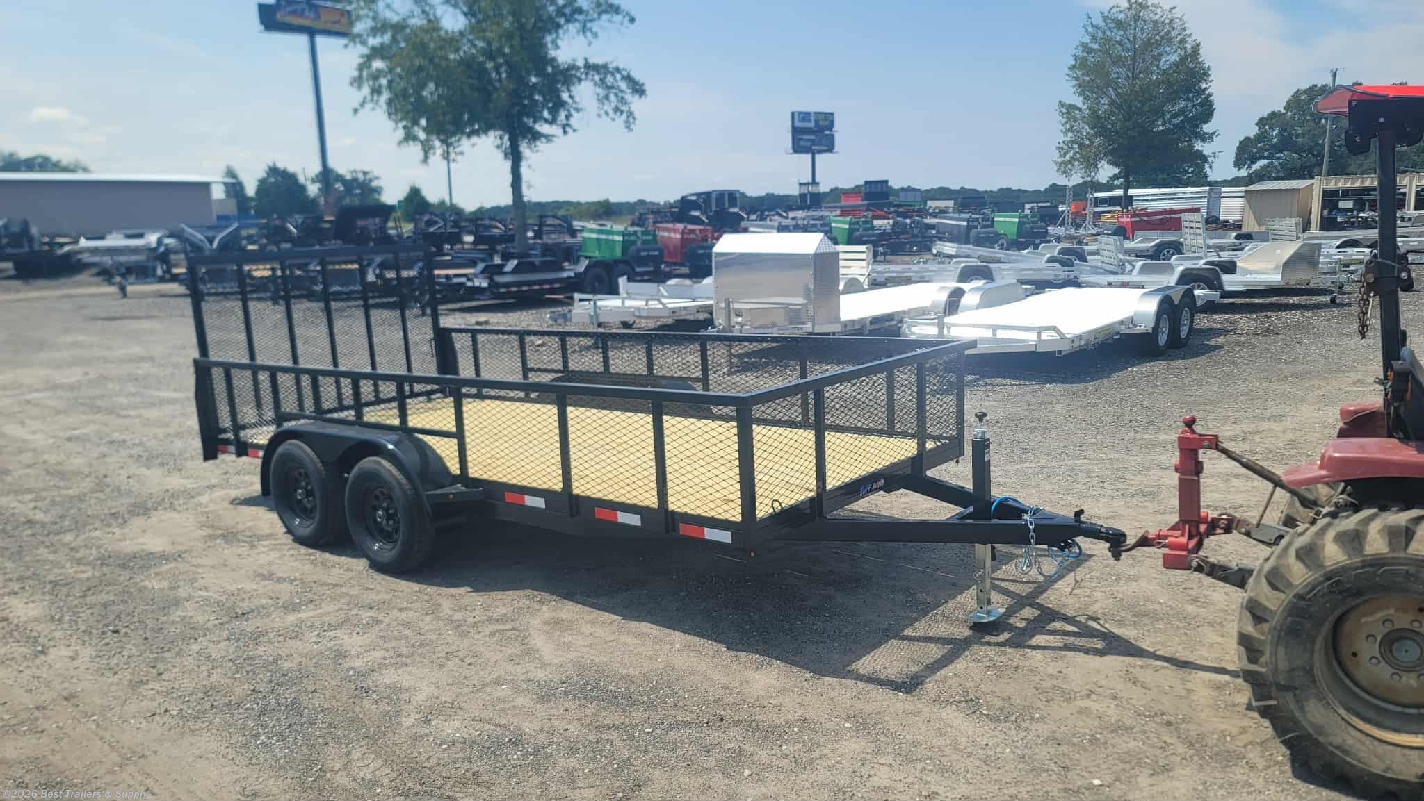 Landscape Trailer for sale | New Tuff Dawg 7x16 high side landscaping ...