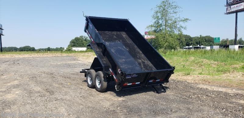 Dump Trailer for sale | New Hawke 7x12' Tandem Axle 12K 24" high side ...