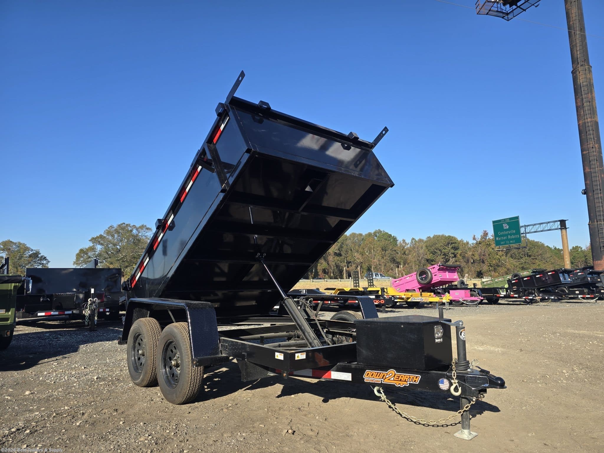 Dump Trailer for sale | New Down 2 Earth 6x10 7k small dump trailer ...