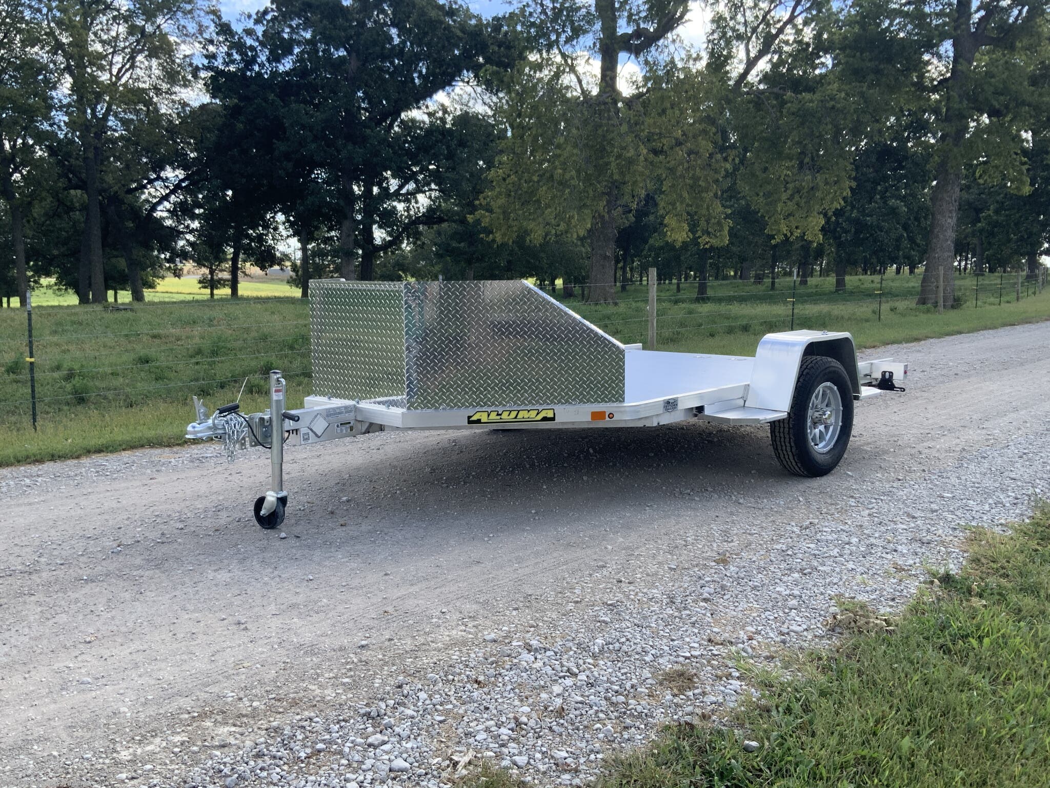6x11 Motorcycle Trailer for sale | New Aluma MC210S-R | TrailersUSA