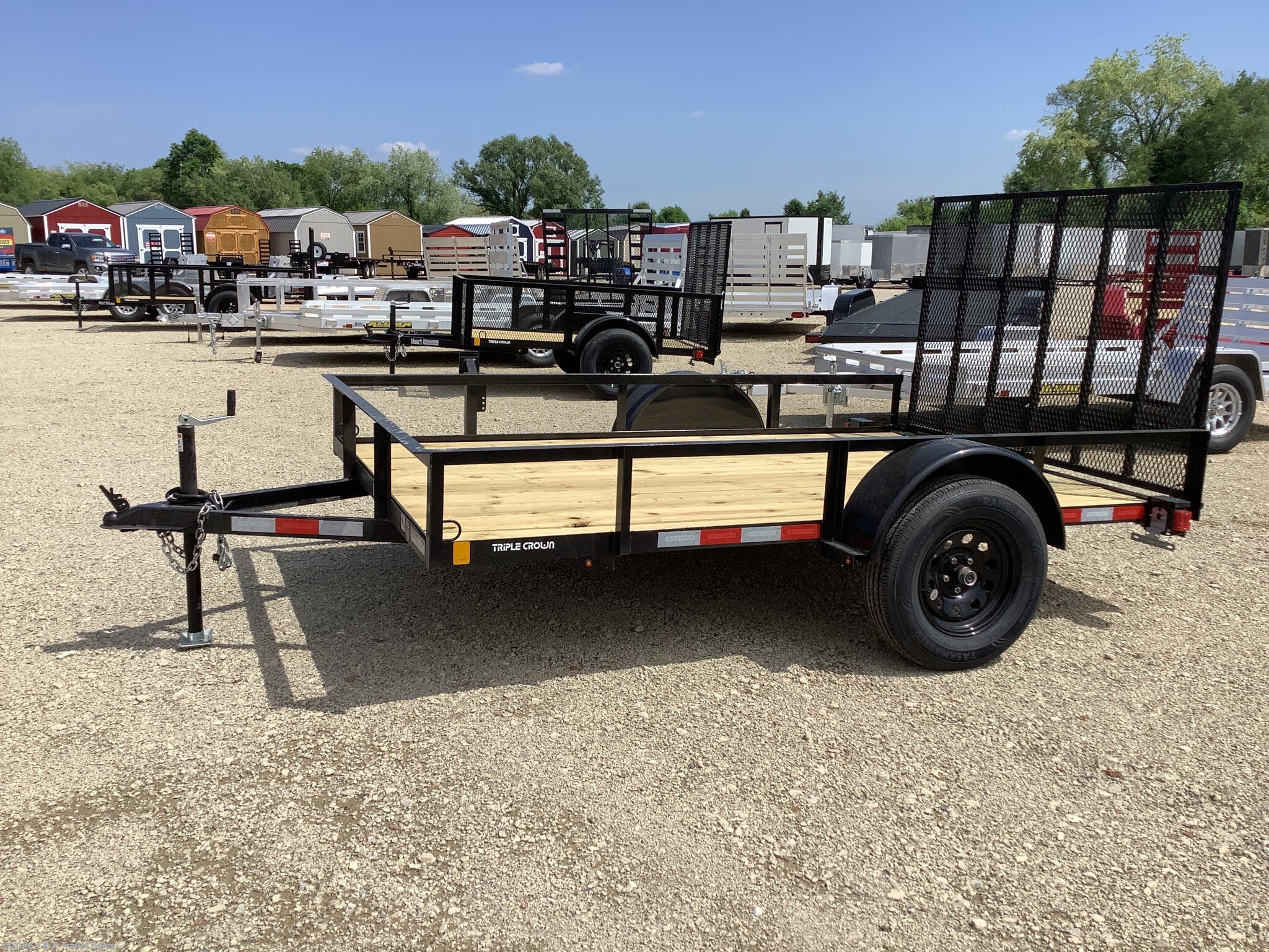 6x10 Utility Trailer for sale | New Triple Crown Utility 6X10SA 3500 ...