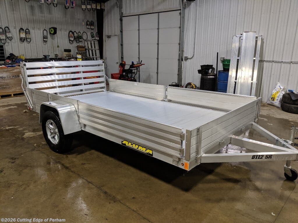 #8112SR - 2023 Aluma 8112S-R-BT-SR 81x12 Side ramps, bifold utility ...