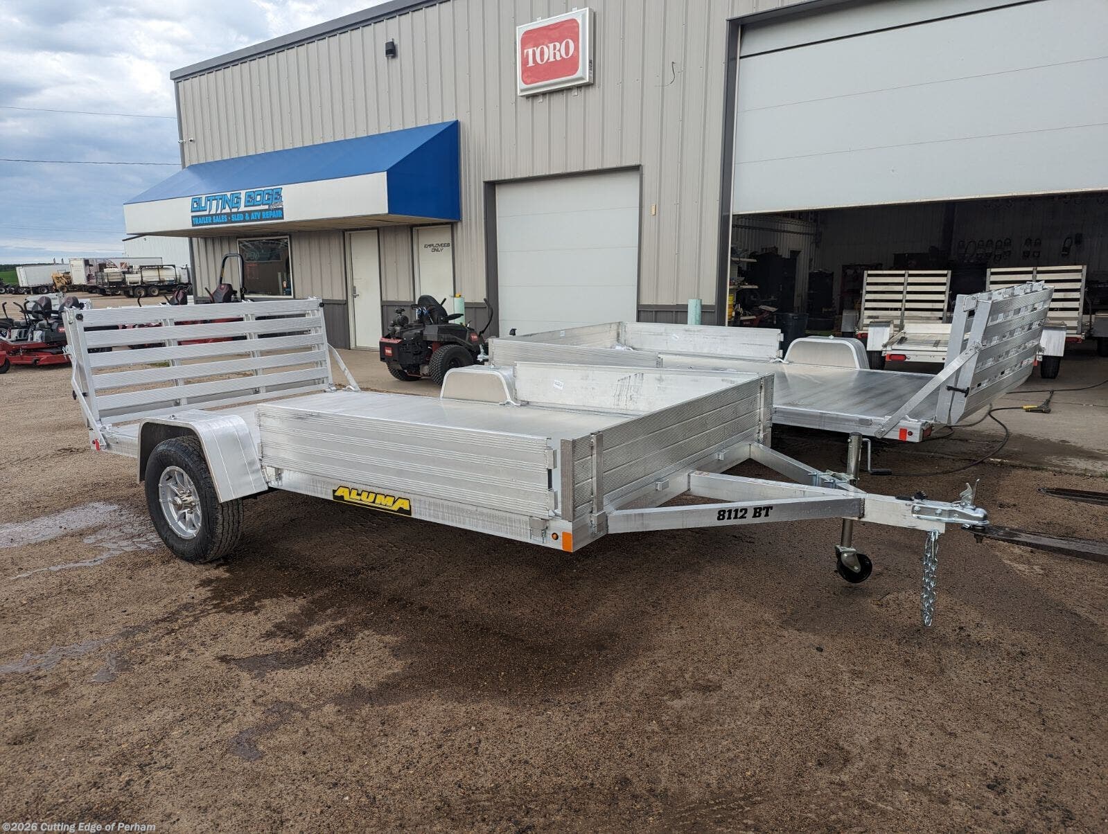#8112sr - 2025 Aluma 8112S-R-BT 81x12 side ramp utility trailer Utility ...
