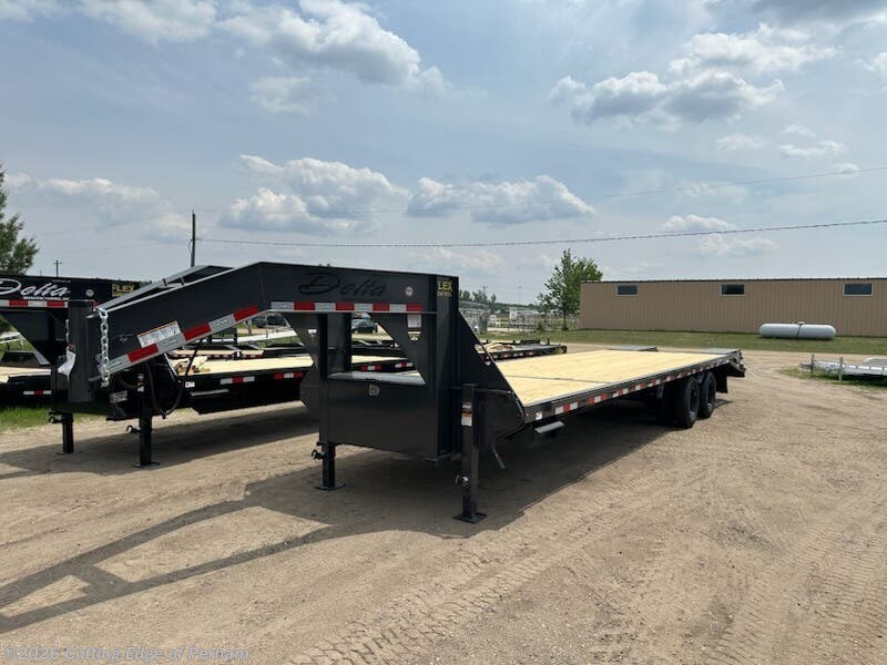 8x32 Deckover/Flat Deck Trailer for sale | New Delta 32' gooseneck ...