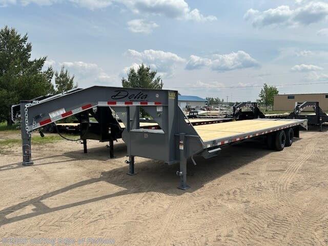 8x32 Deckover/Flat Deck Trailer for sale | New Delta 32' gooseneck ...