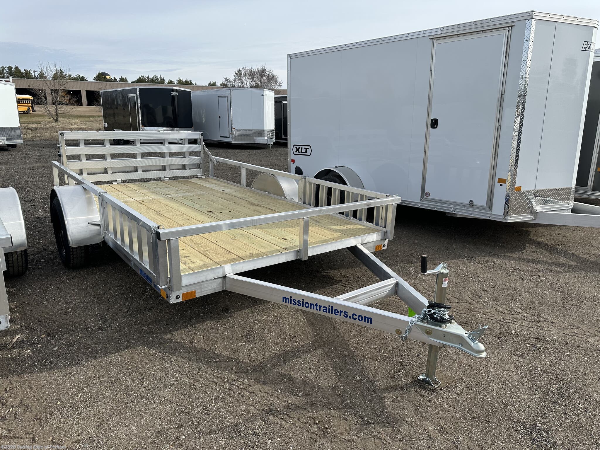#8012srbt - 2026 Mission Trailers MU 80x12 Side ramp, bifold ramp ...