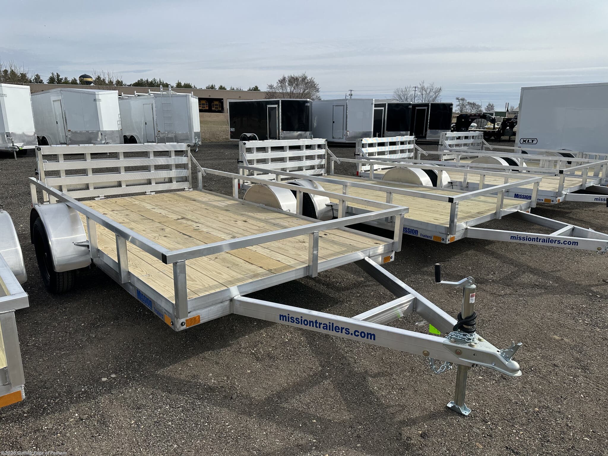 #8012bt - 2026 Mission Trailers MU 80x12 Bifold ramp Utility Trailer ...