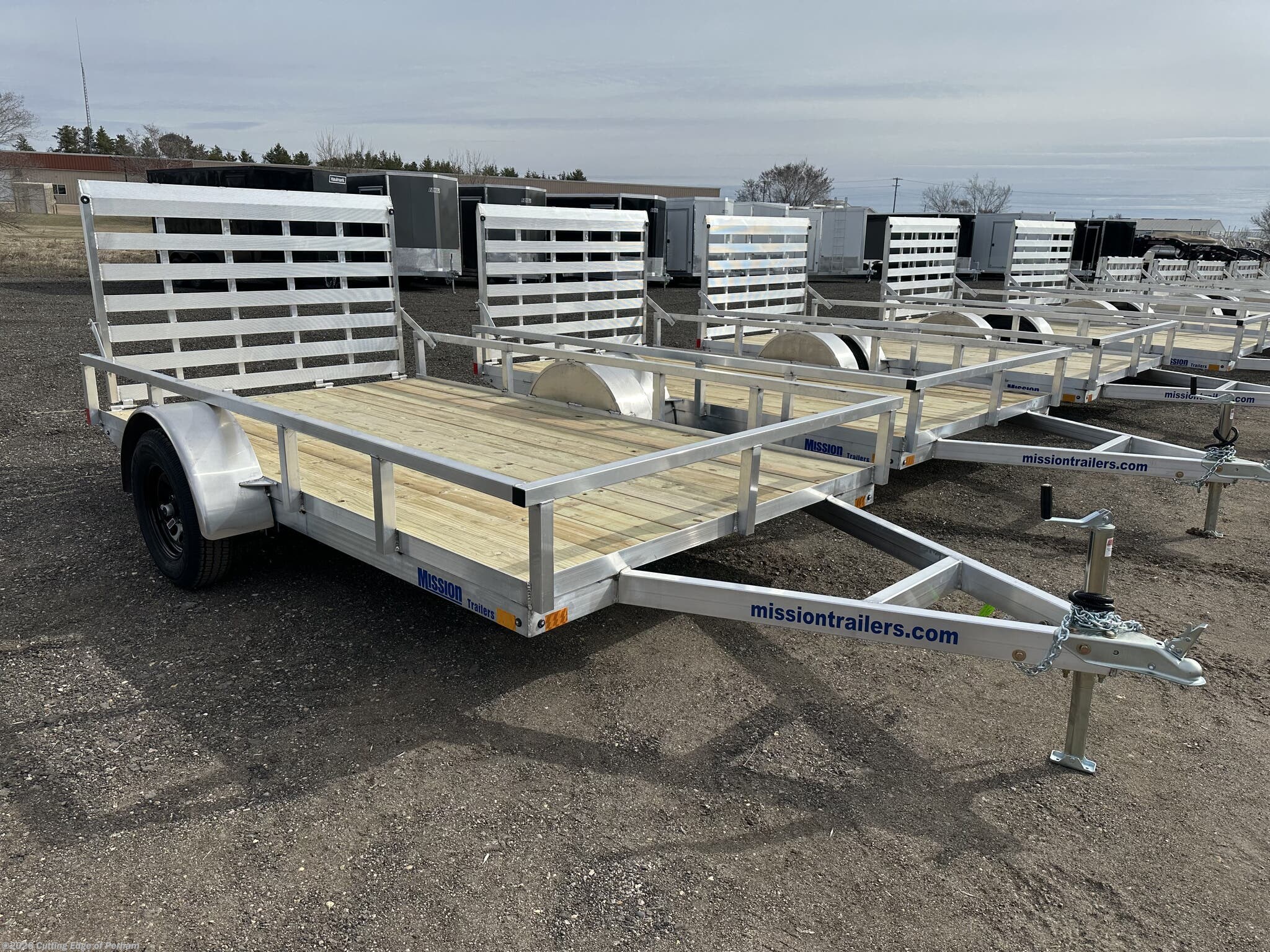 #8012stg - 2026 Mission Trailers MU 80x12 aluminum utility trailer ...