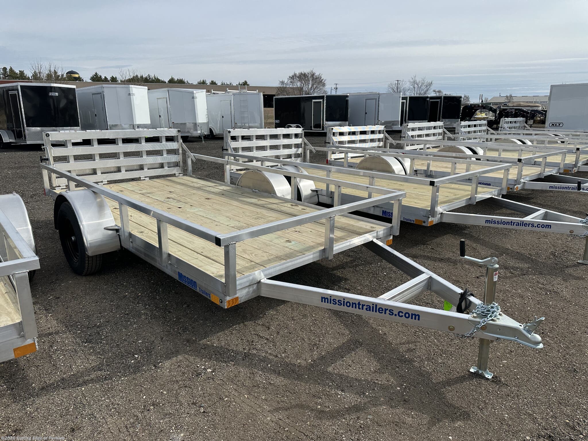 #7212BT - 2026 Mission Trailers MU 72x12 Bifold ramp Utility Trailer ...
