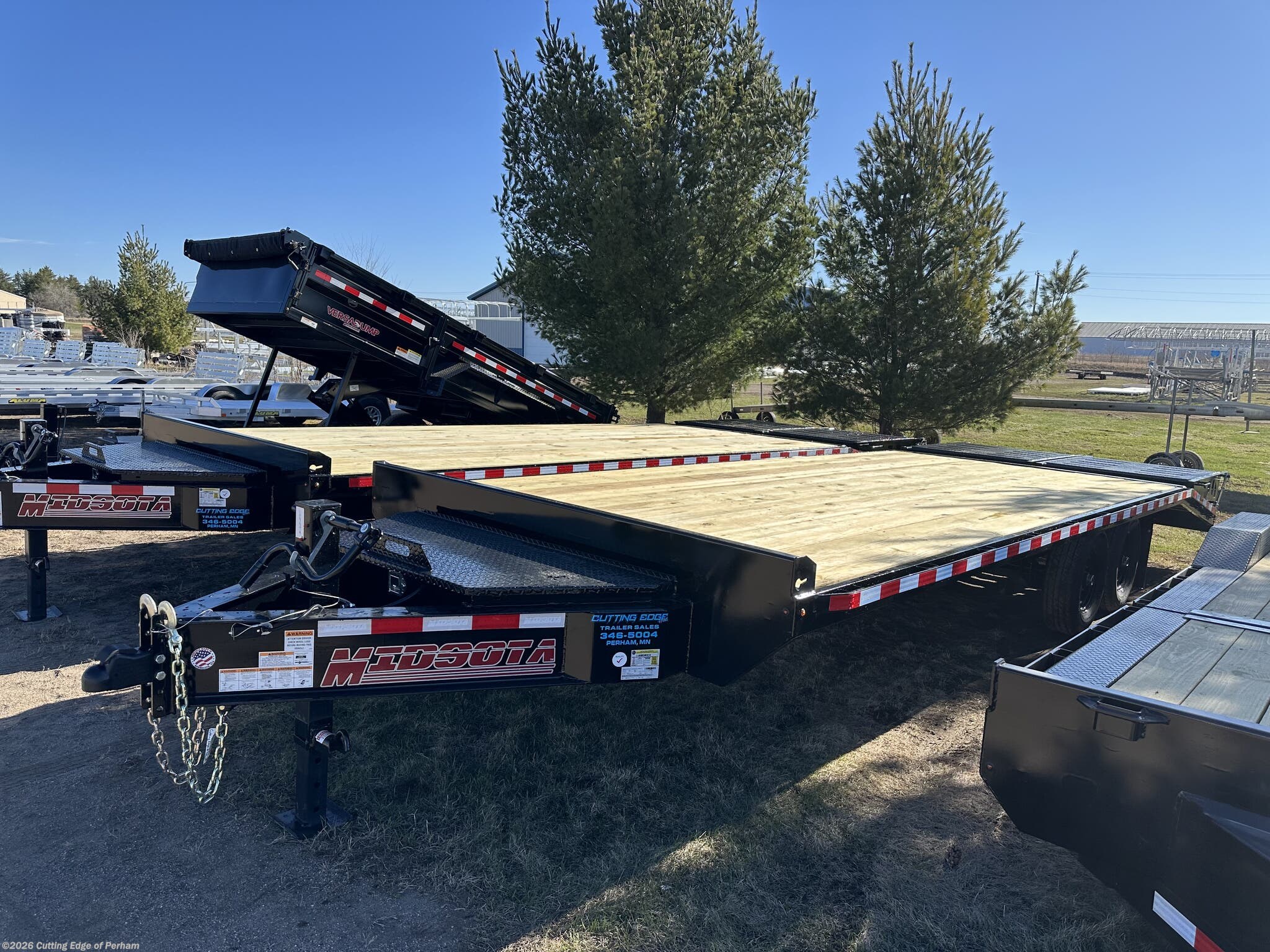 #127379 - 2026 Midsota 24' Deckover equipment trailer 7Ks Deckover/Flat ...