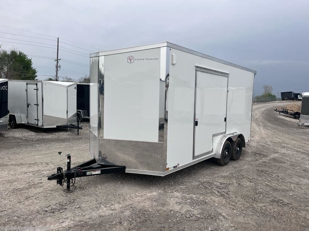 7x16 Cargo Trailer for sale | New Cross Trailers Alpha 7.5' x 16 ...