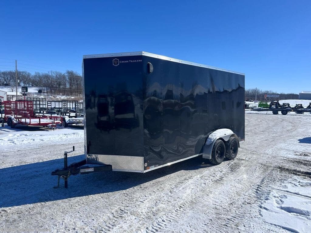 7x16 Cargo Trailer for sale | New Cross Trailers Beta 7' x 16' Enclosed Cargo Trailer 7' Height ...