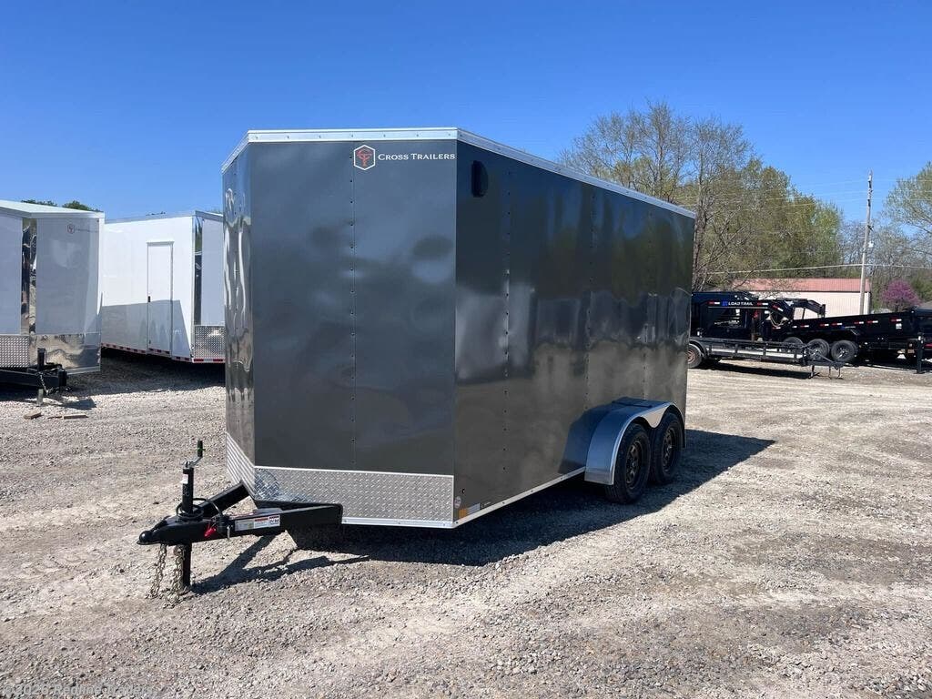 7x14 Cargo Trailer for sale | New Cross Trailers Beta 7' x 14' Enclosed ...
