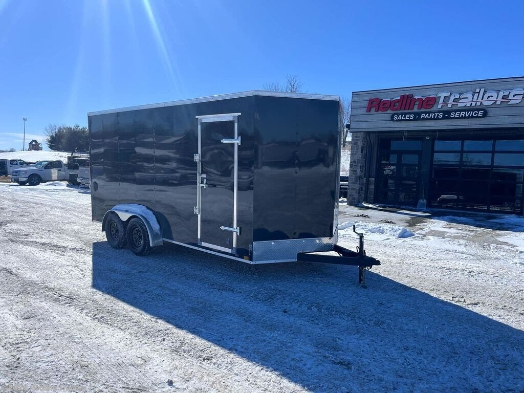 7x16 Cargo Trailer for sale | New Cross Trailers Beta 7' x 16' Enclosed ...
