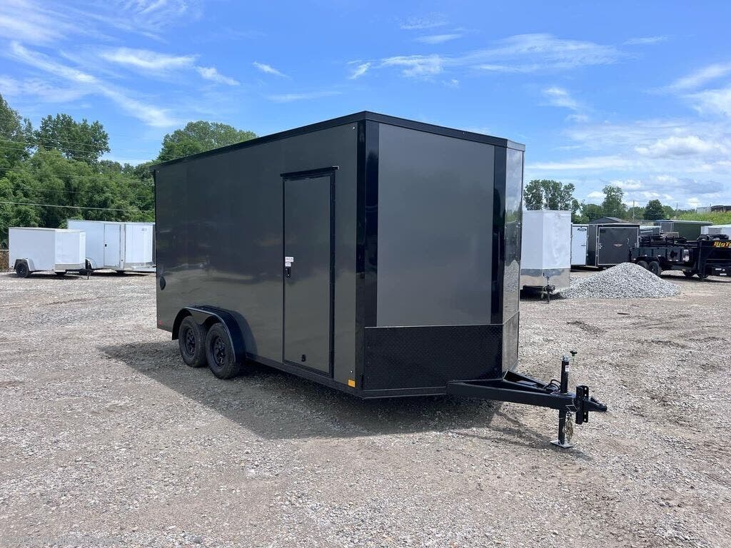 7x16 Cargo Trailer for sale | New Cross Trailers Alpha 7.5' x 16 ...