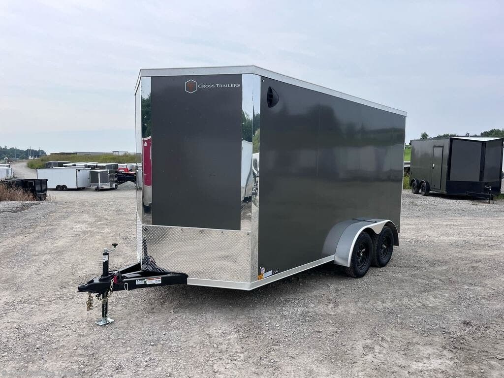 7x14 Cargo Trailer for sale | New Cross Trailers Alpha 7' x 14 ...