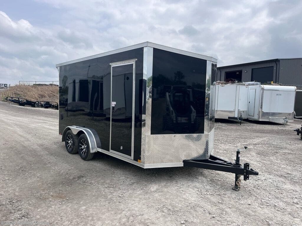 7x16 Cargo Trailer for sale | New Cross Trailers Alpha 7.5' x 14' Enclosed Cargo Trailer - 7'6 ...