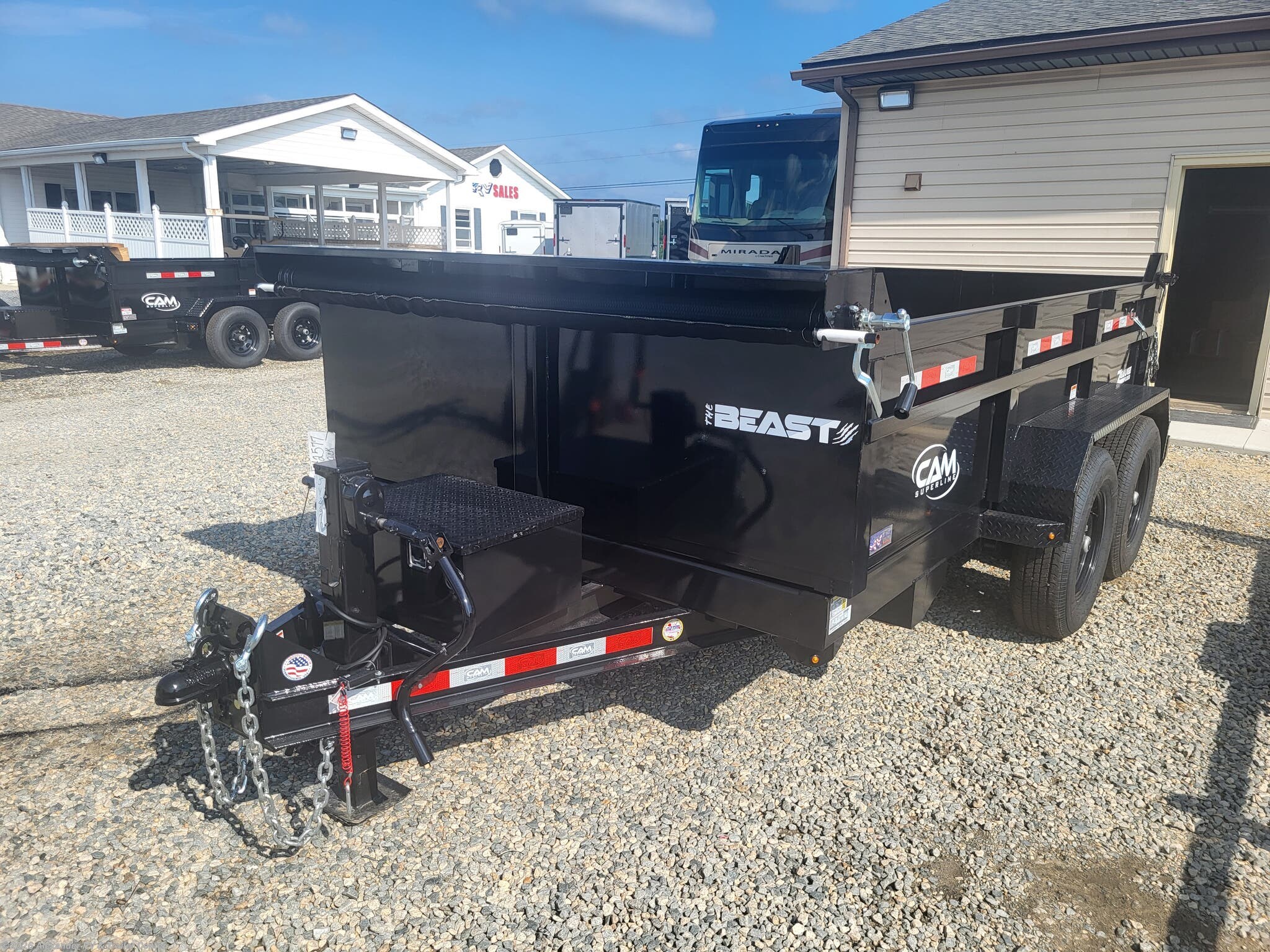 6x12 Dump Trailer for sale | New CAM Superline 6'9X12 LO PRO BEAST DUMP ...