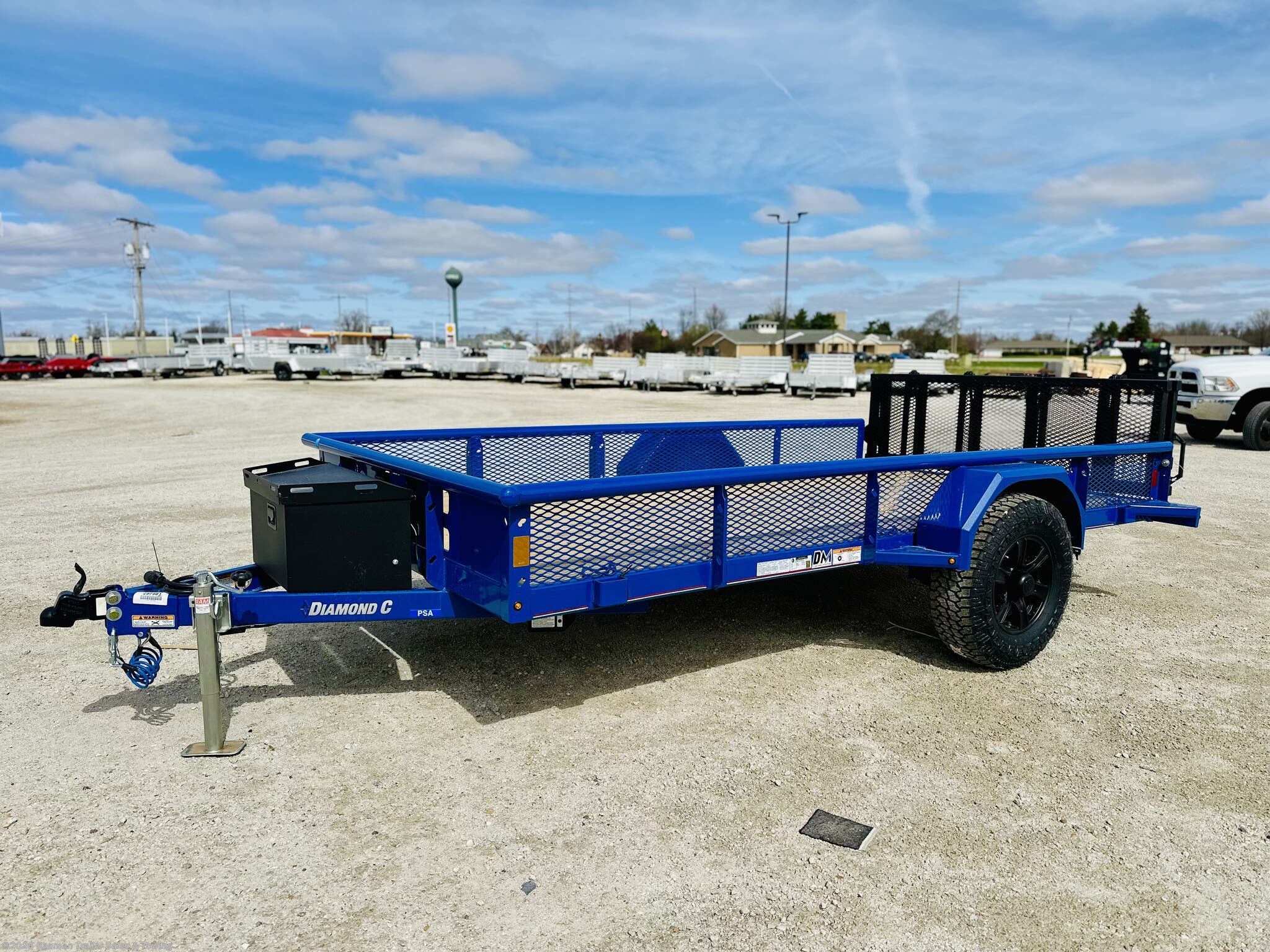 2025 Diamond C Diamond C PSA 12X77 PREMIUM SINGLE AXLE UTILITY TRAILER