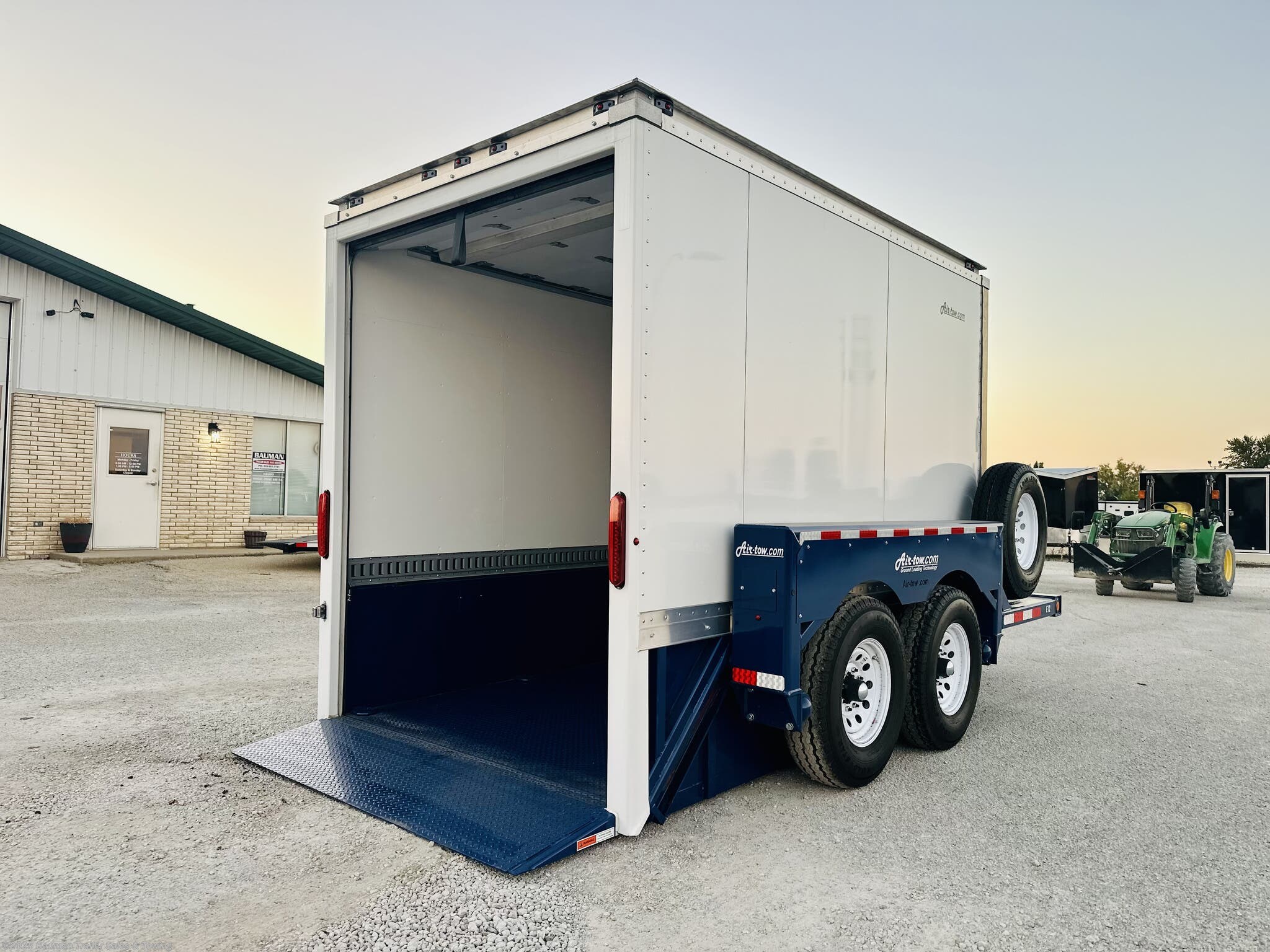 6x12 Cargo Trailer for sale | New Air-tow E12 - GROUND LEVEL LOADING ...