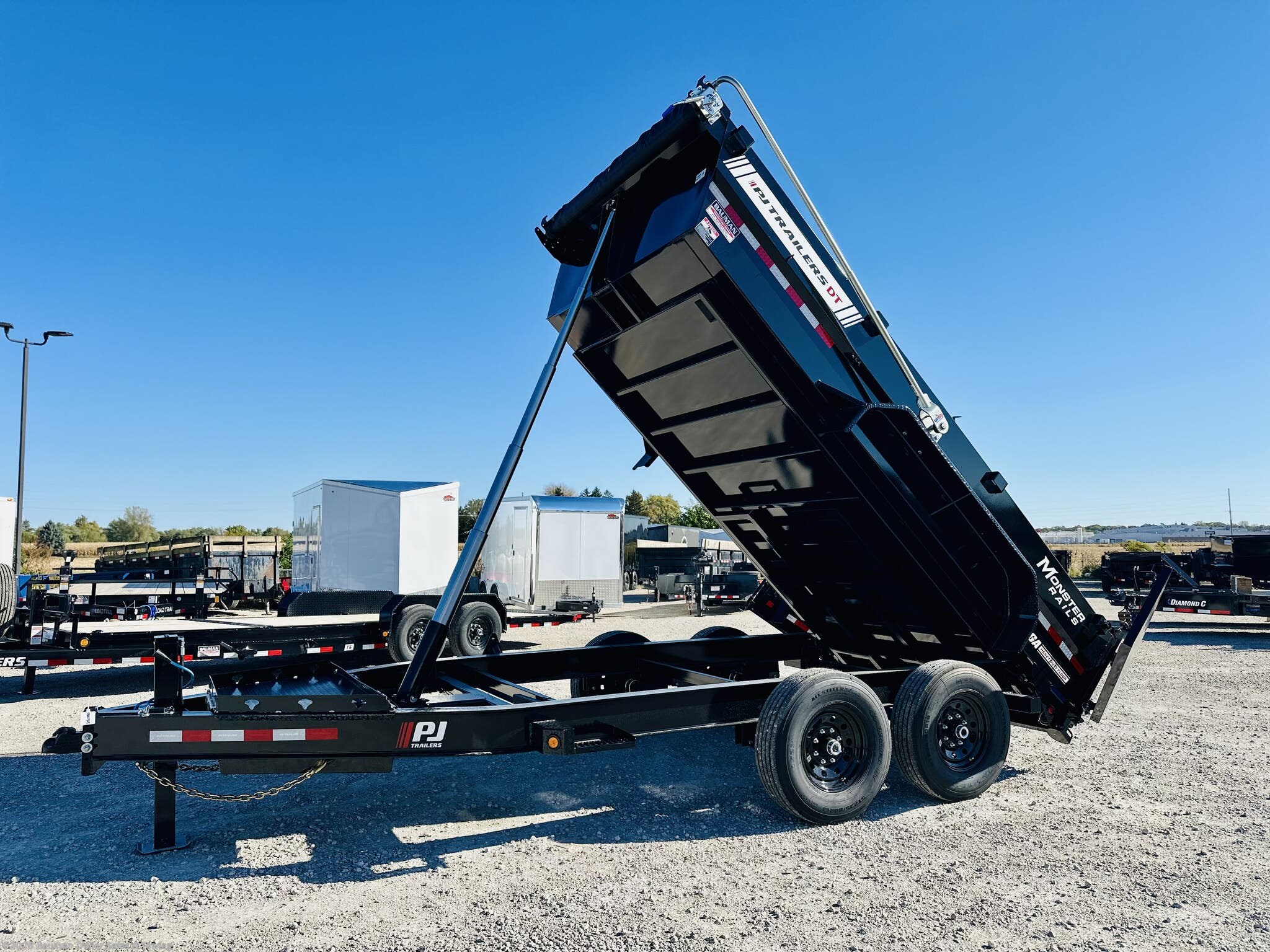 6x14 Dump Trailer For Sale New Pj Trailers Dt1 83x14 5 Stage