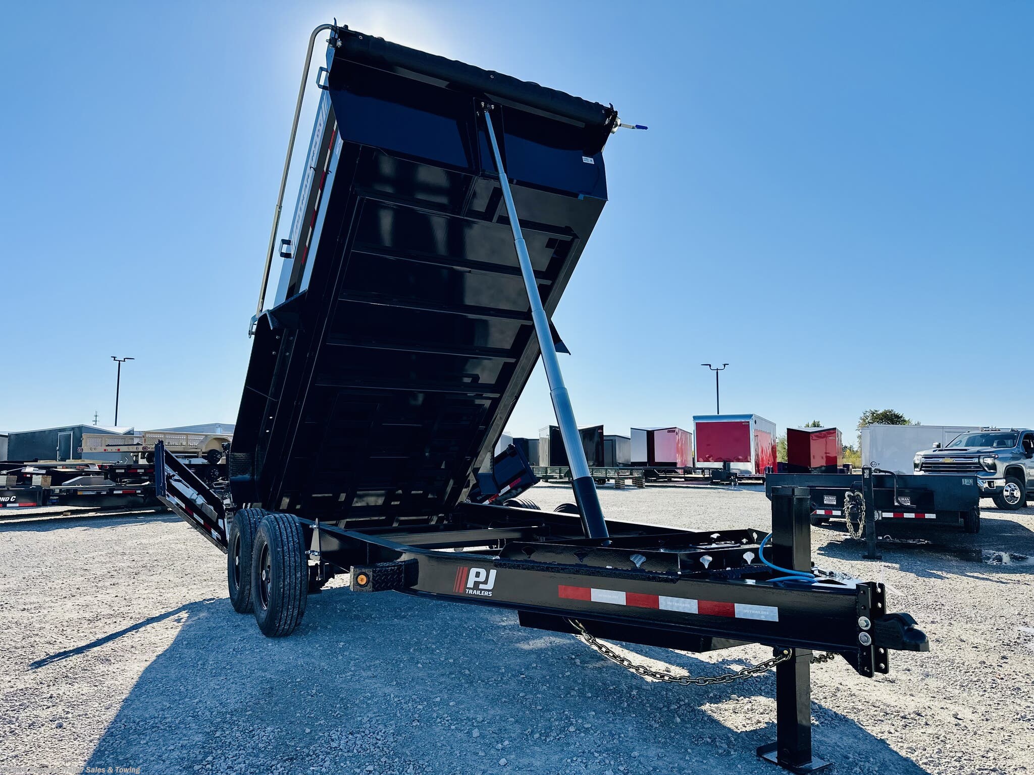 6x14 Dump Trailer For Sale New Pj Trailers Dt1 83x14 5 Stage