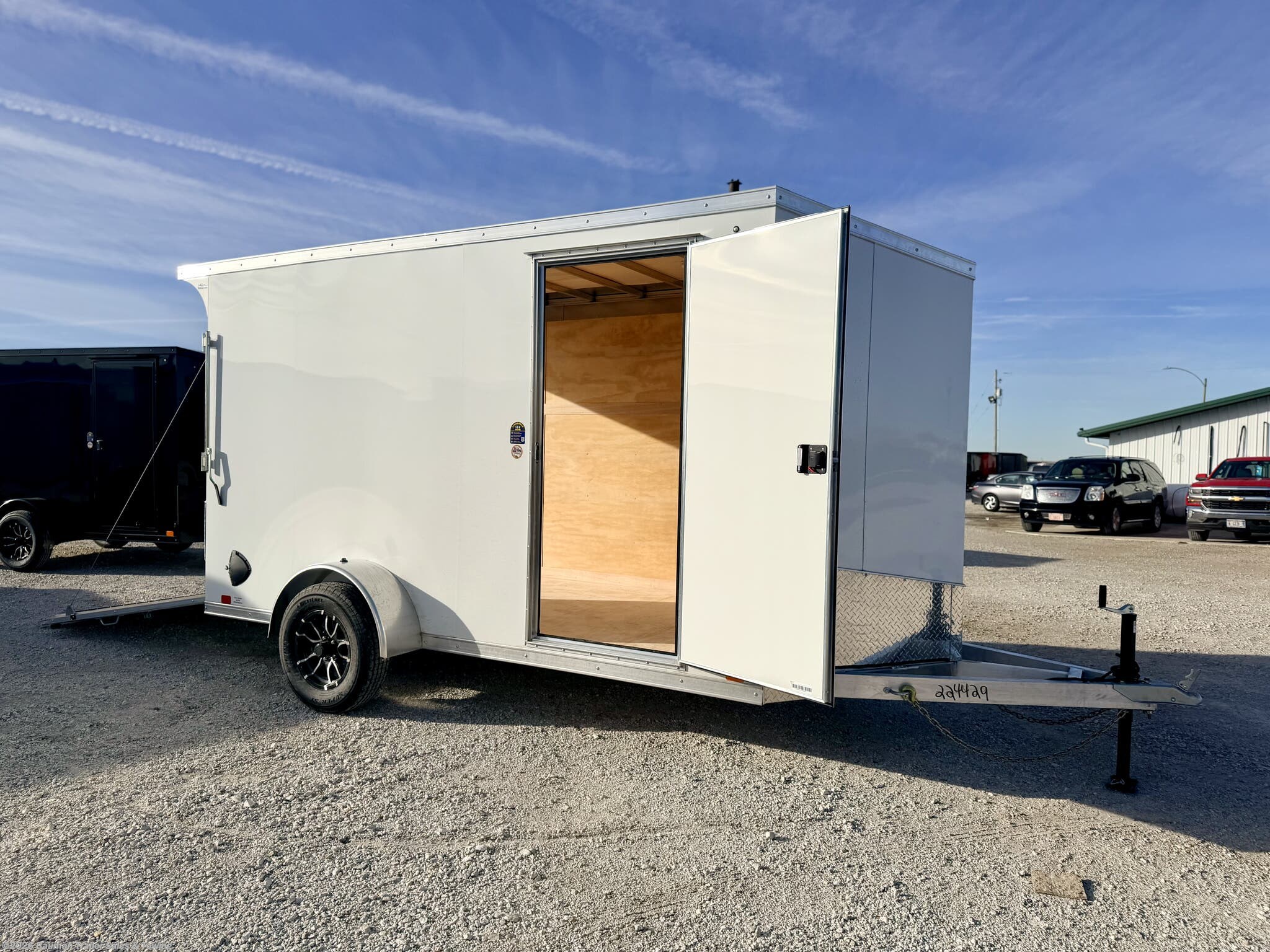 6x12 Cargo Trailer for sale | New United Trailers UATV Aluminum 6x12 ...