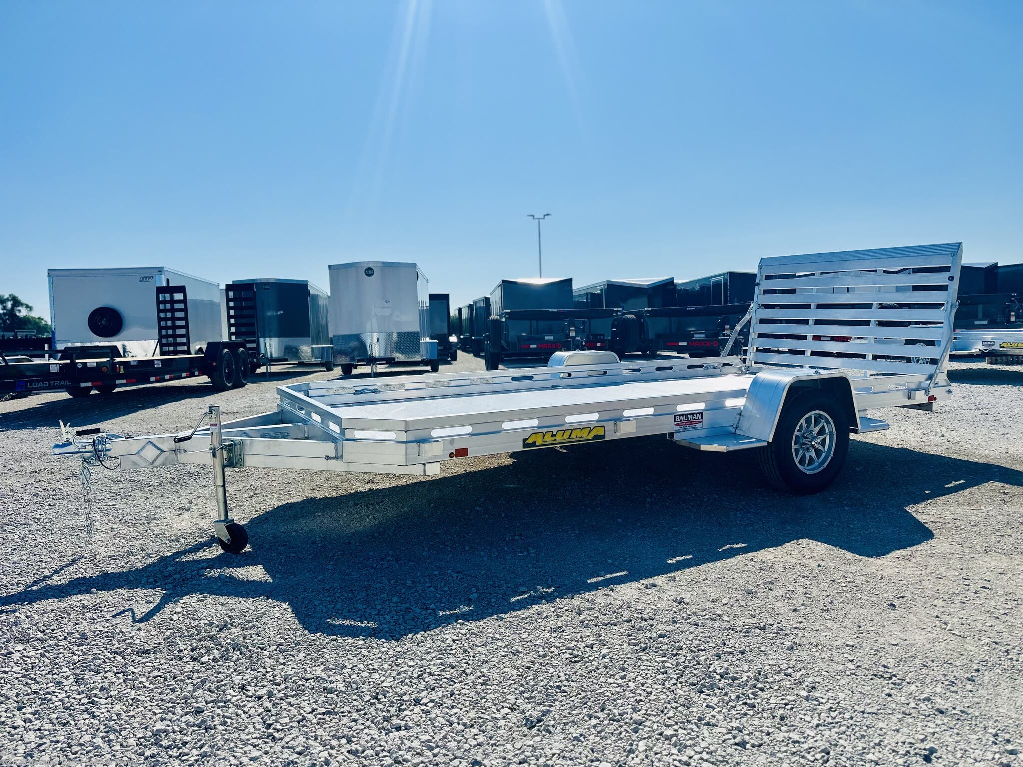 2026 Aluma 7814S-TG 78X14 ALUMA SINGLE AXLE UTILITY TRAILER