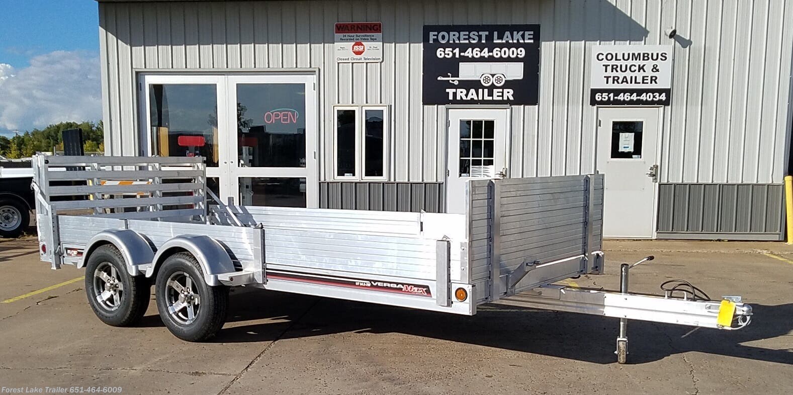 2022 FLOE Versa Max UT 14.5x79 TA w/Brakes Aluminum Utility Trailer w/