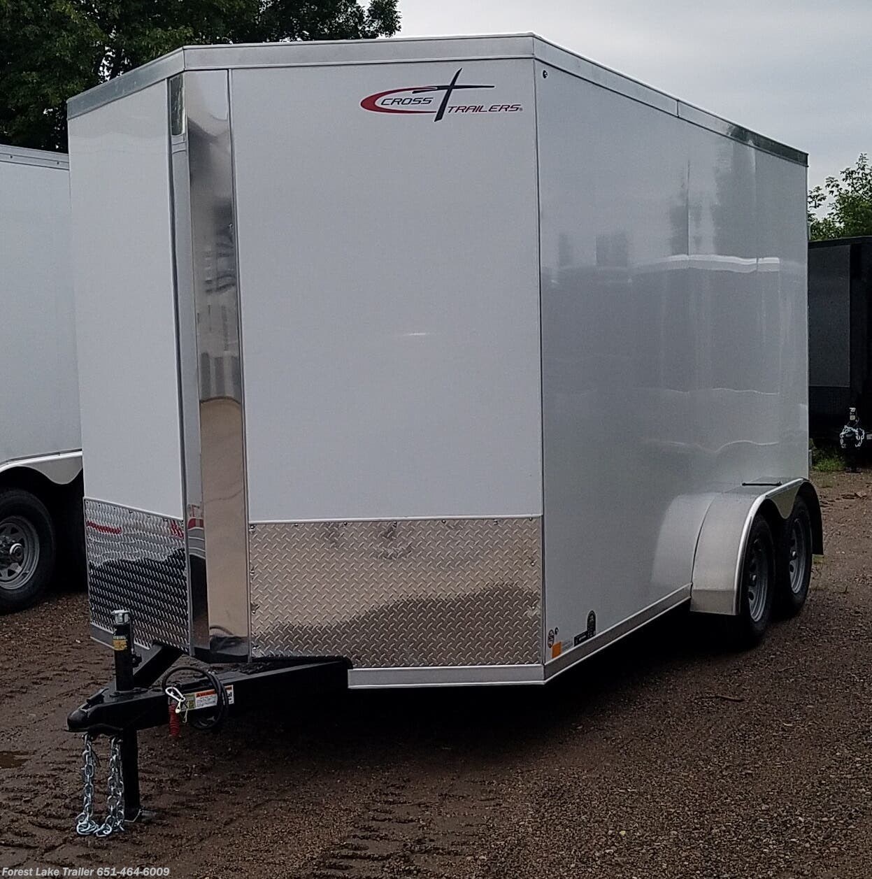 2022 Cross Trailers 7x14 7'h Tandem Axle UTV SxS Double Door Cargo Tra