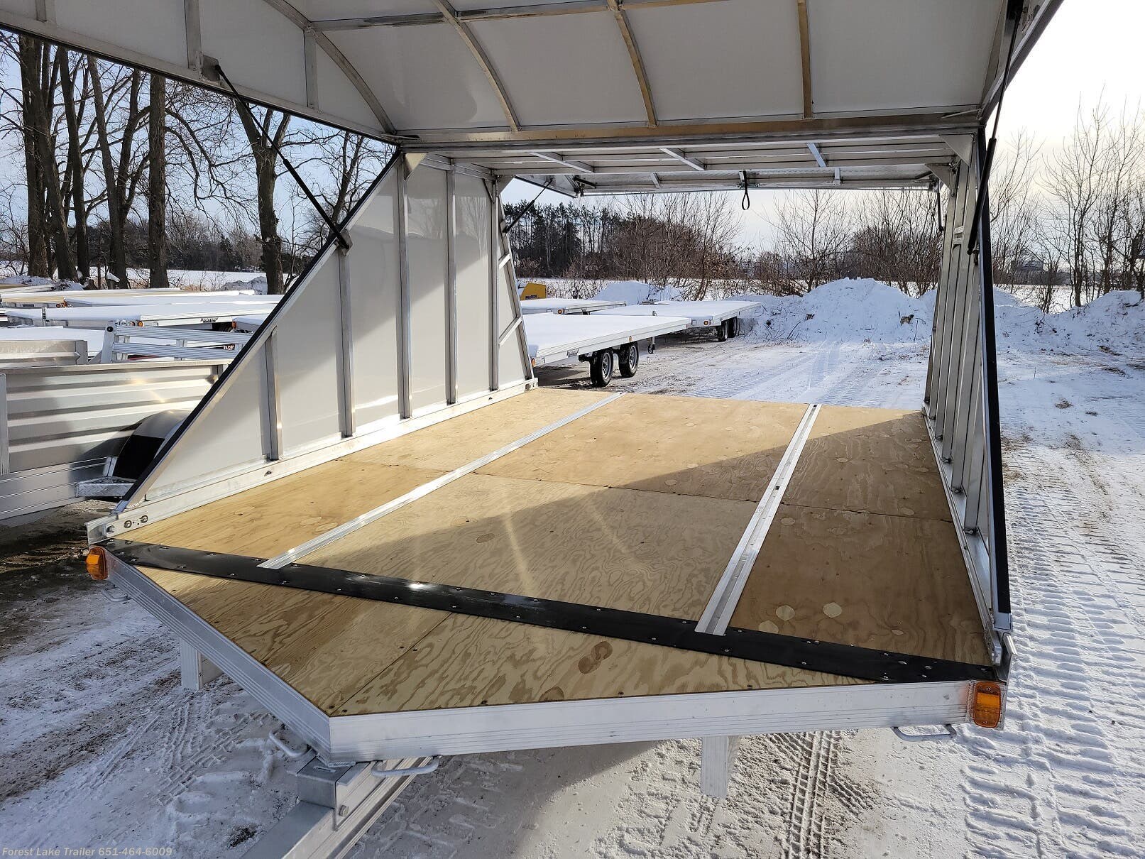 2022 FLOE ProTektor 12’ 2 Place Enclosed Snowmobile/ATV Trailer
