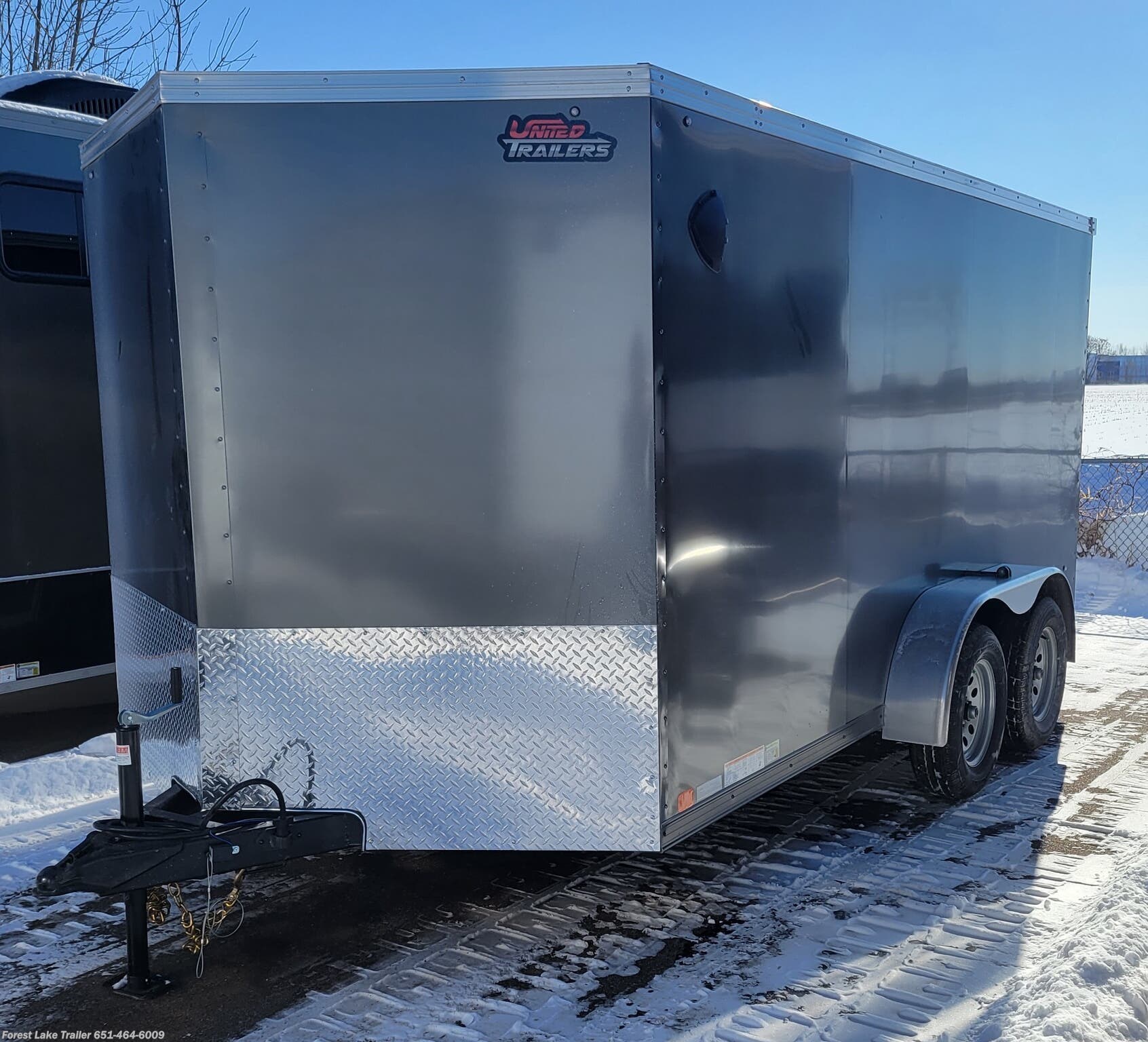 2022 United Trailers XLV 7x14 Ramp Door 6’ High Cargo Trailer