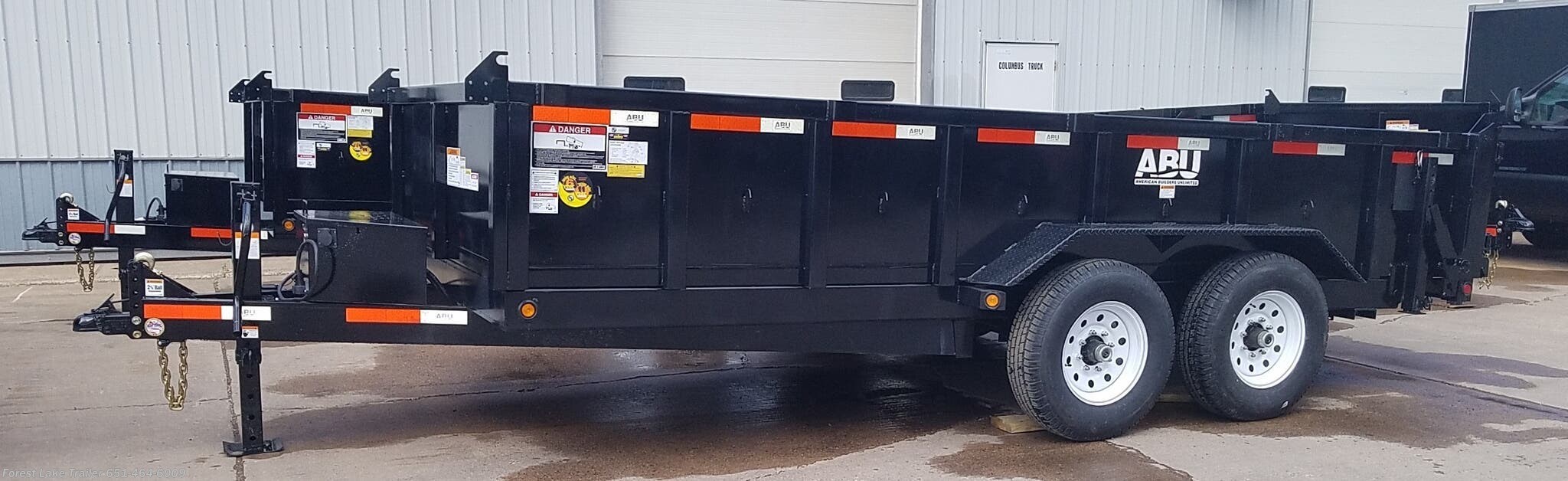 2023 ABU 7x16 14K Dump Trailer