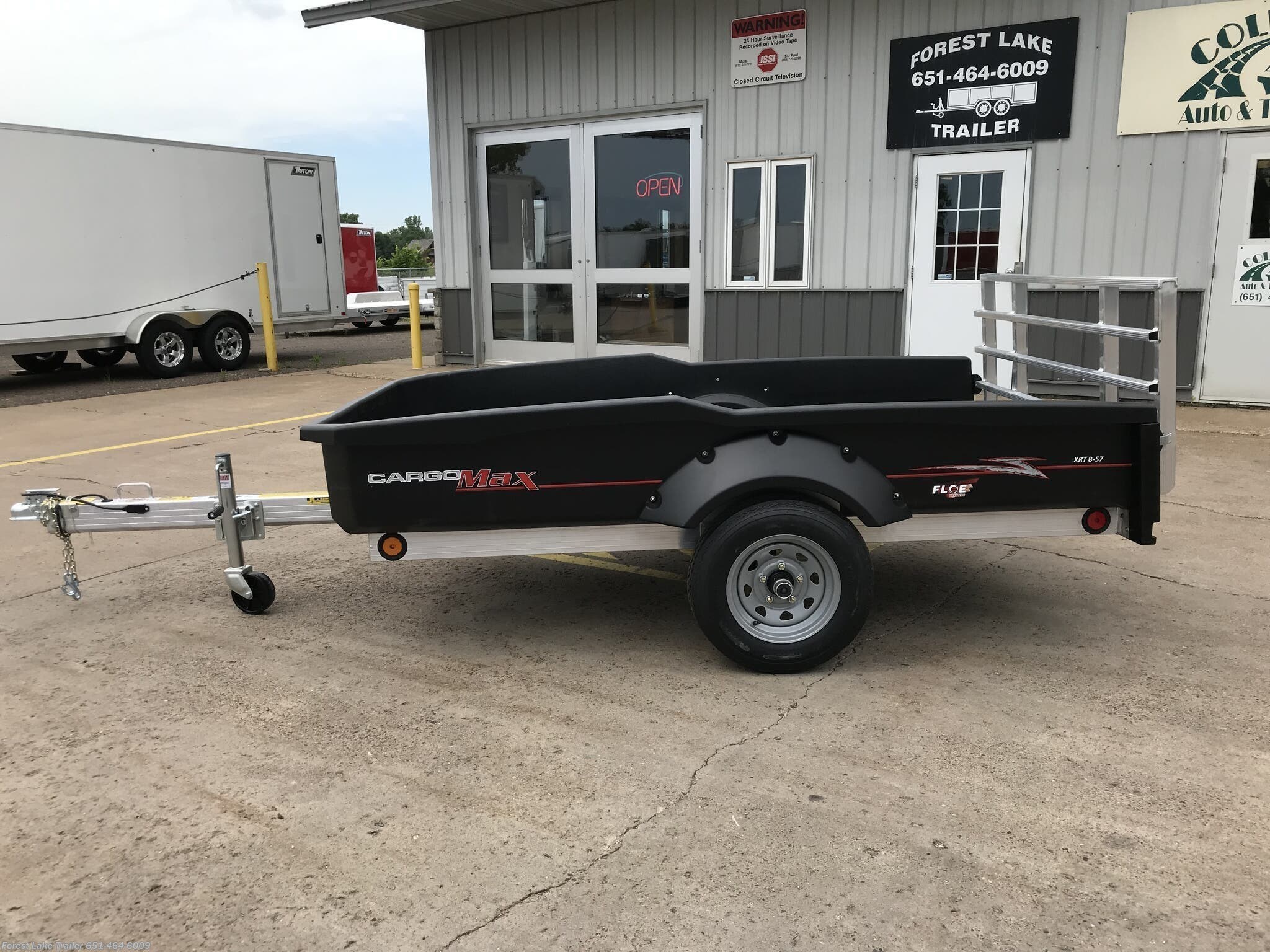 2023 FLOE Cargo Max XRT 8-57 Utility Trailer w/Steel Wheels