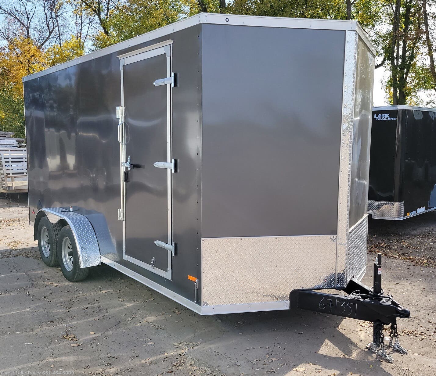 2023 MTI MDLX 7x16 7' H V Front Enclosed Trailer w/Ramp