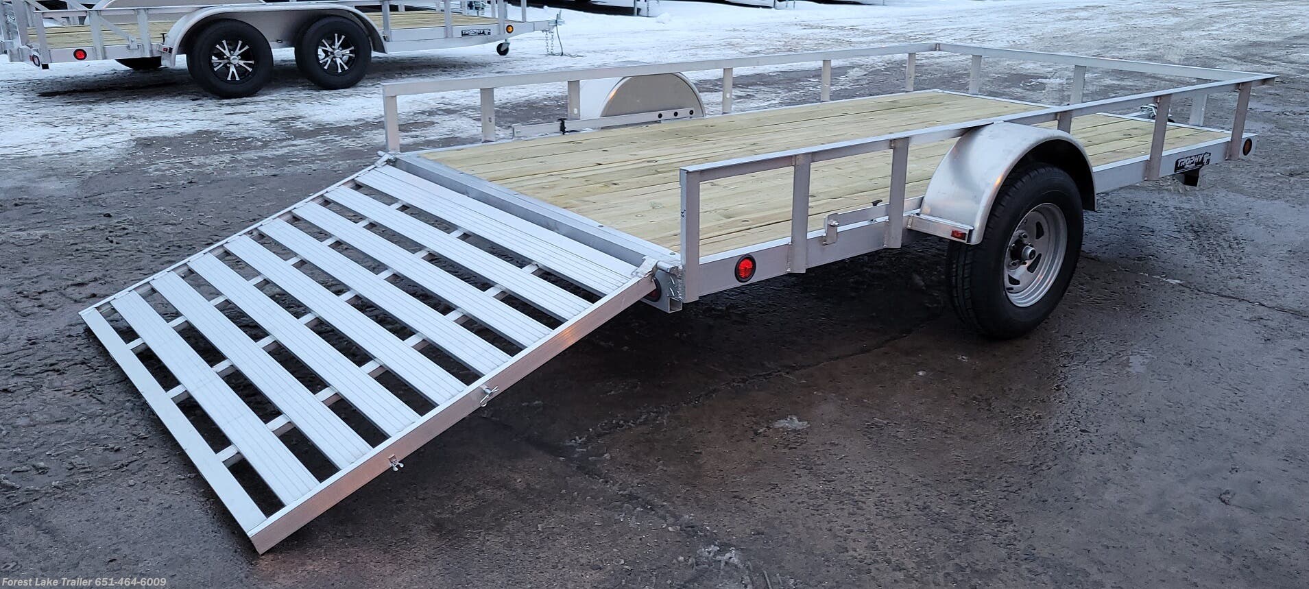 2023 Trophy 6.5x12 Aluminum Utility Trailer