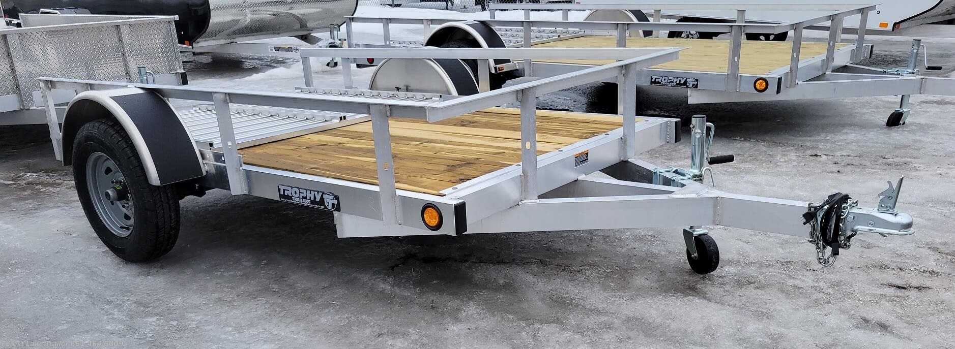2023 Trophy 5x8 Aluminum Utility Trailer