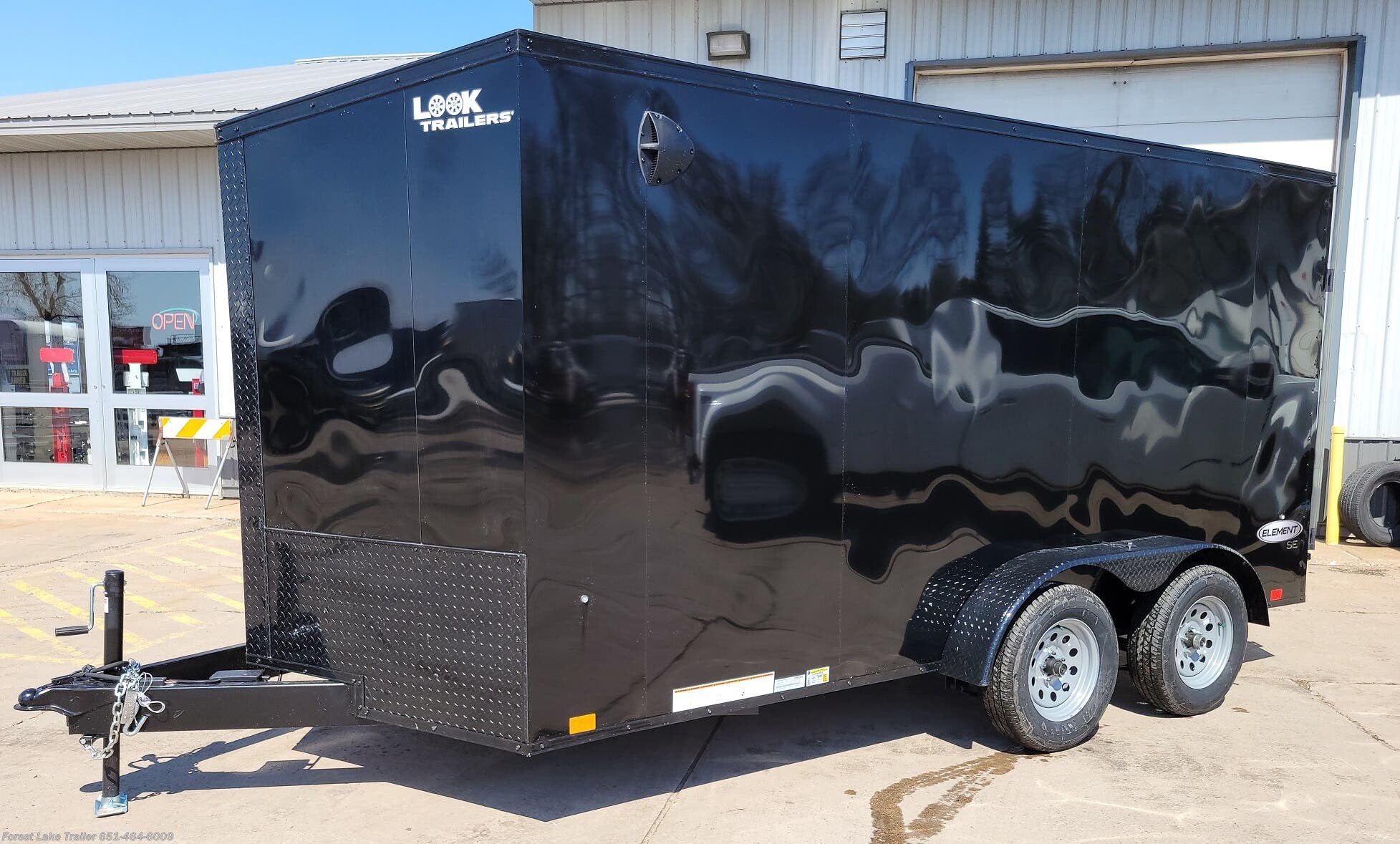 2023 Look Element 7x14 6'6'' Tall Enclosed Cargo Trailer B/O Trim