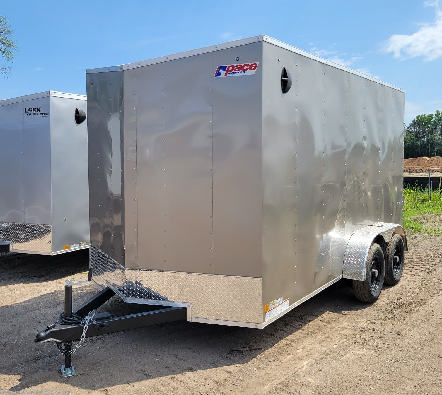 2023 Look Outback DLX 7x14 7'h Enclosed Cargo Trailer w