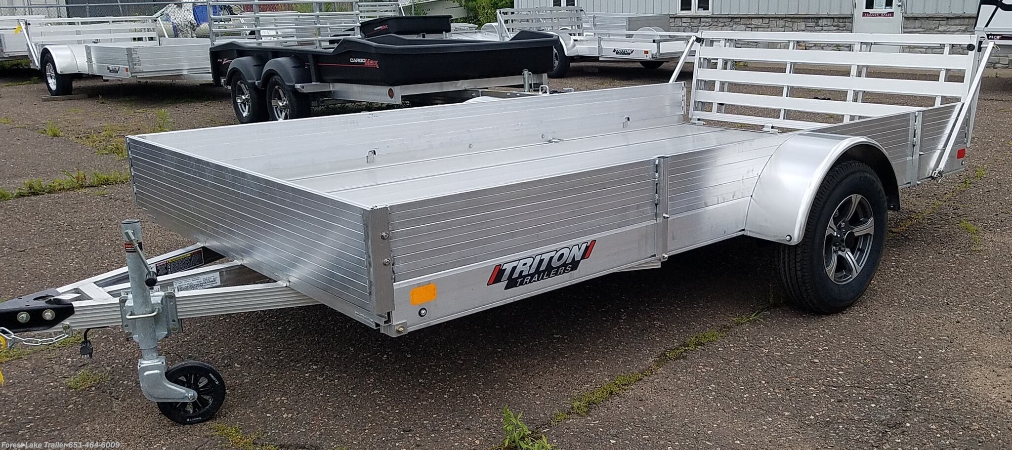 2023 Triton Trailers FIT Series FIT1281 6.75x12 Short Solid Sides