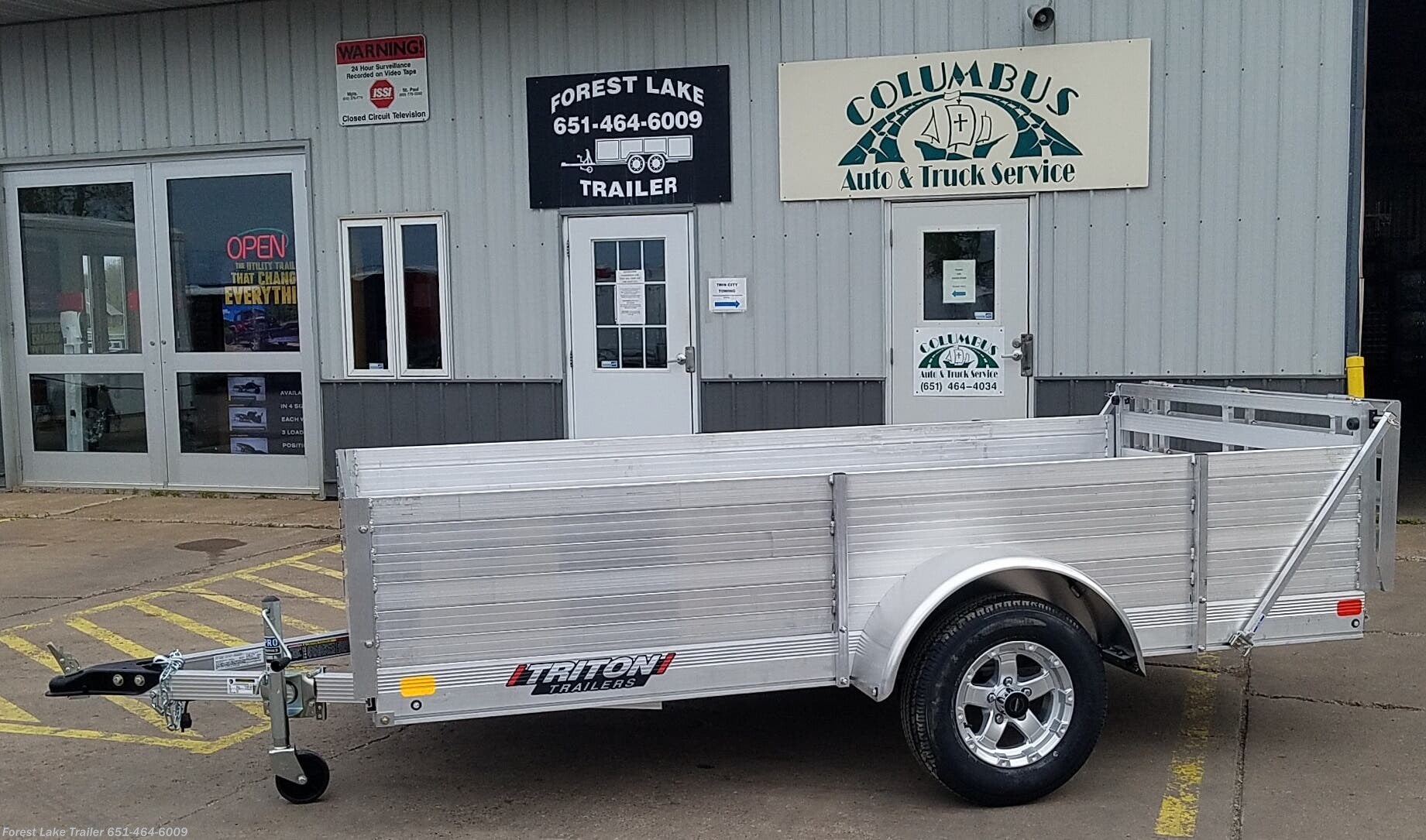 2023 Triton Trailers FIT Series FIT1064 5'4''x10' Tall Solid Side Alum ...