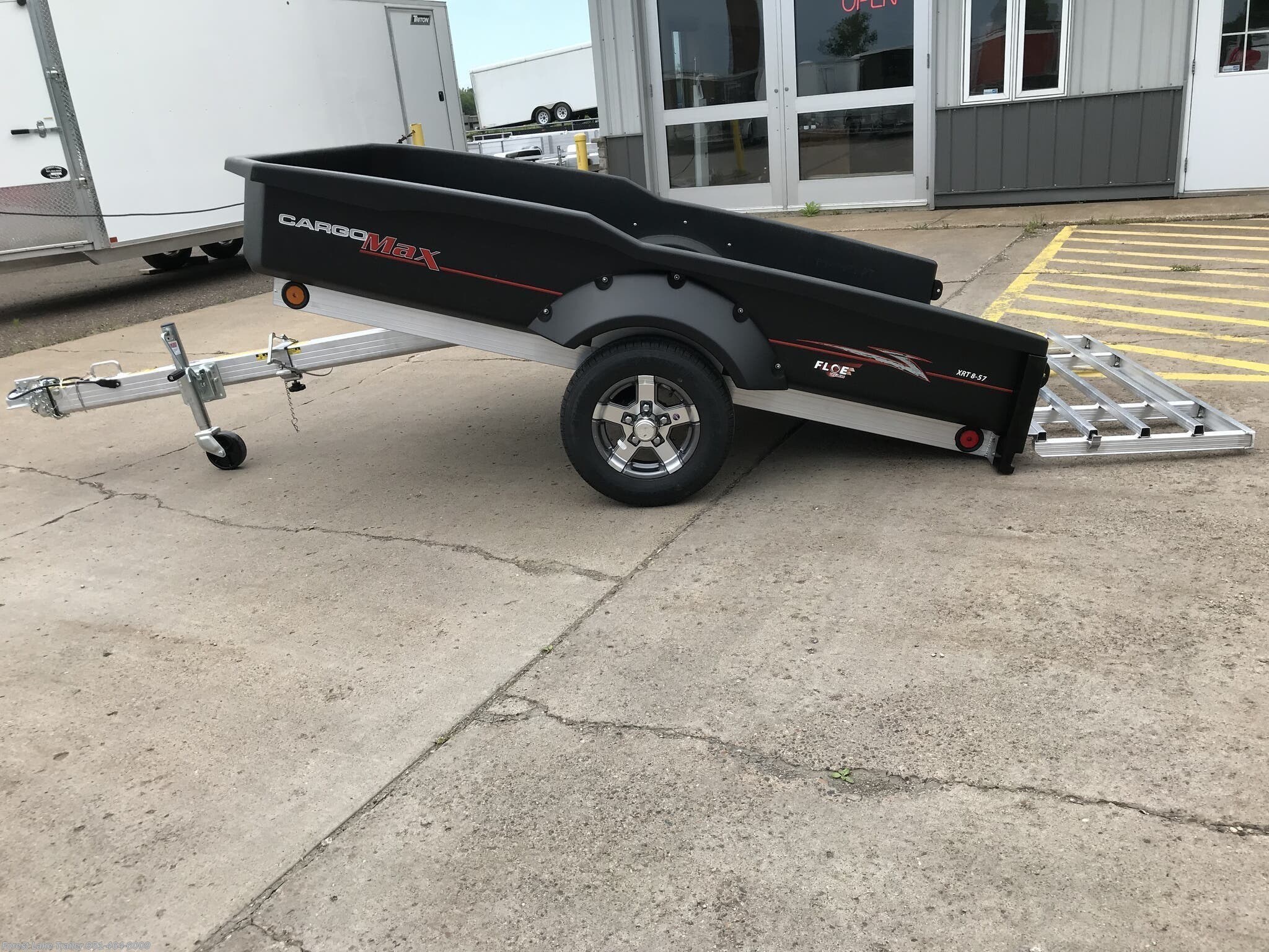 2024 FLOE Cargo Max XRT 8-57 Utility Trailer w/Mag Wheels