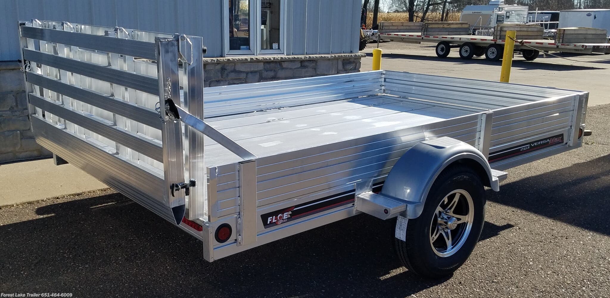 2023 FLOE Versa Max UT 10.5x79 Aluminum Utility Trailer w/Short Solid