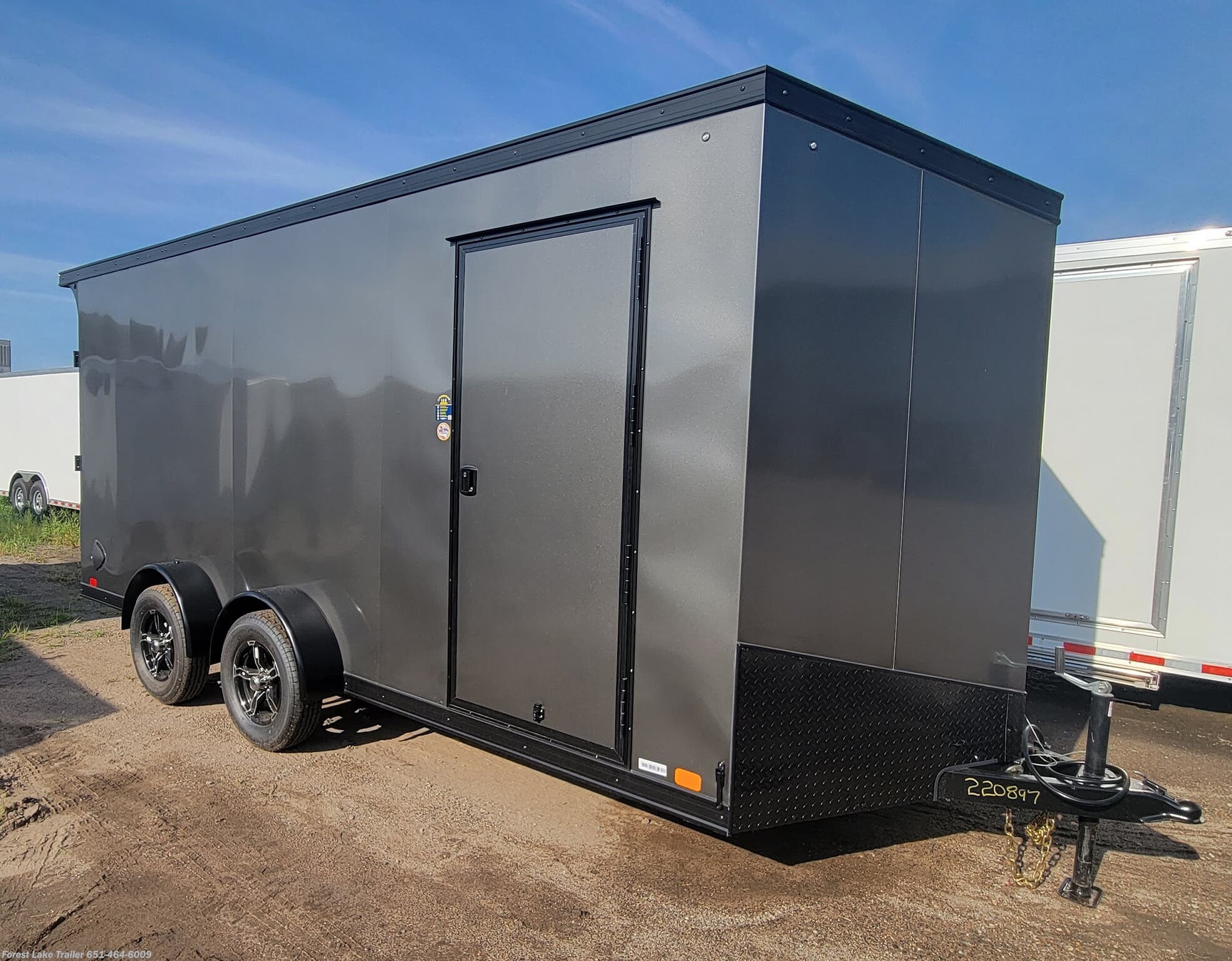 2024 United Trailers UJ 7x16 7' H V Front Enclosed Trailer w/Ramp c bo