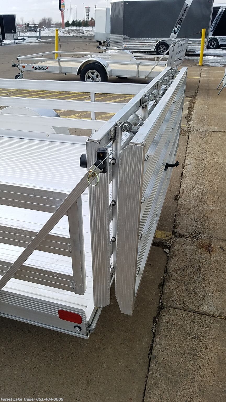 2024 Triton Trailers FIT Series FIT1072 6x10 Tall Rail Side Aluminum ...